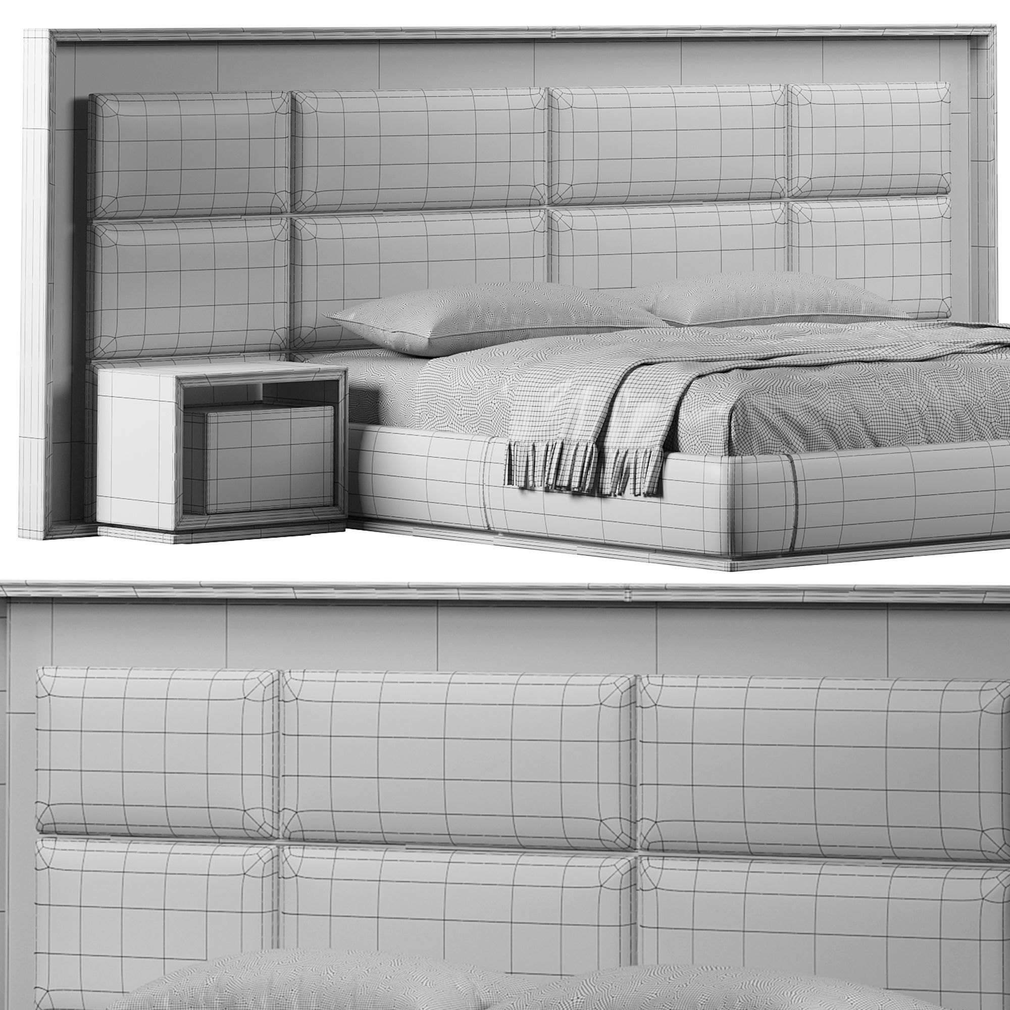 AUBADE BED By Visionnaire 3D model | CGTrader