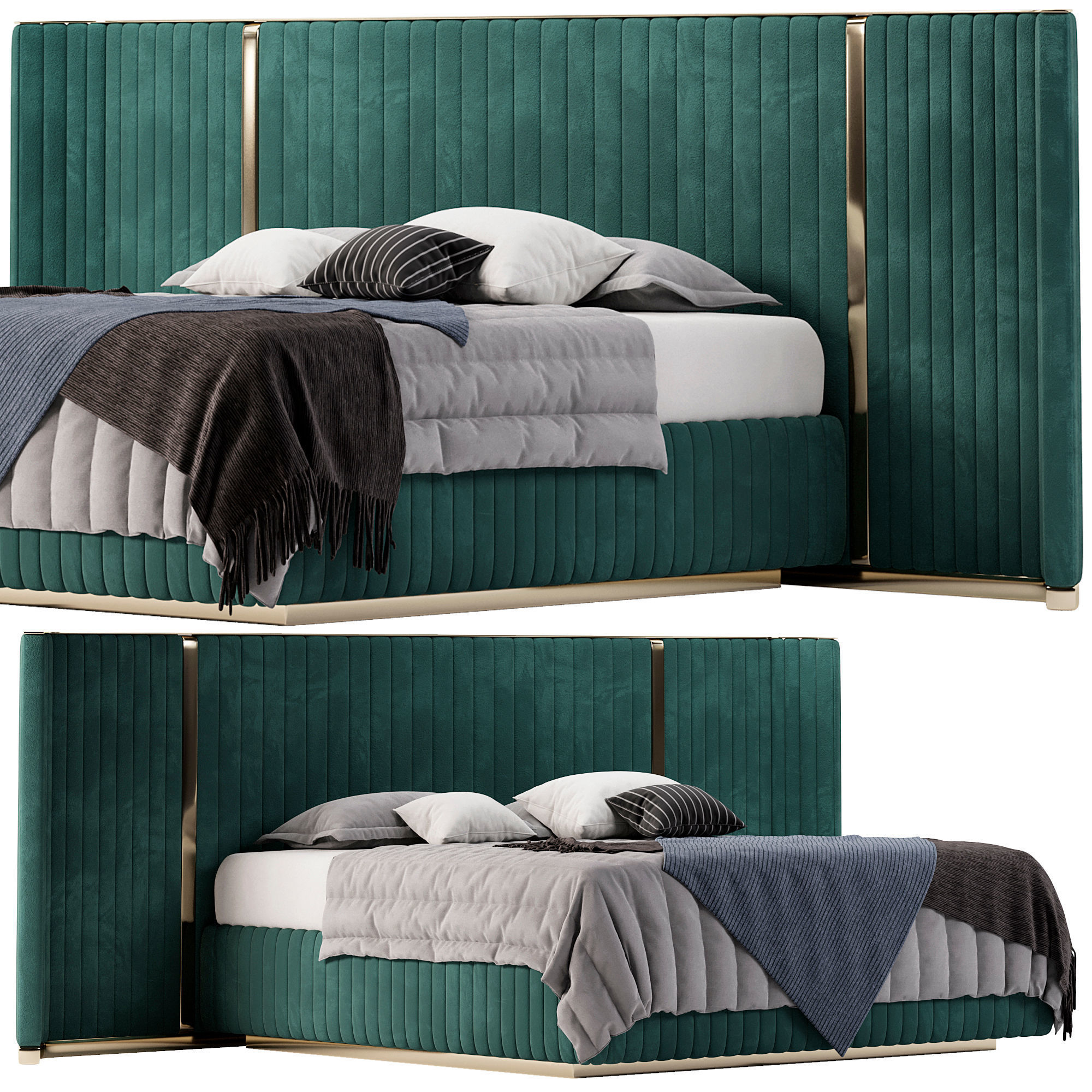 LEONARDO Bed By Visionnaire 3D model | CGTrader