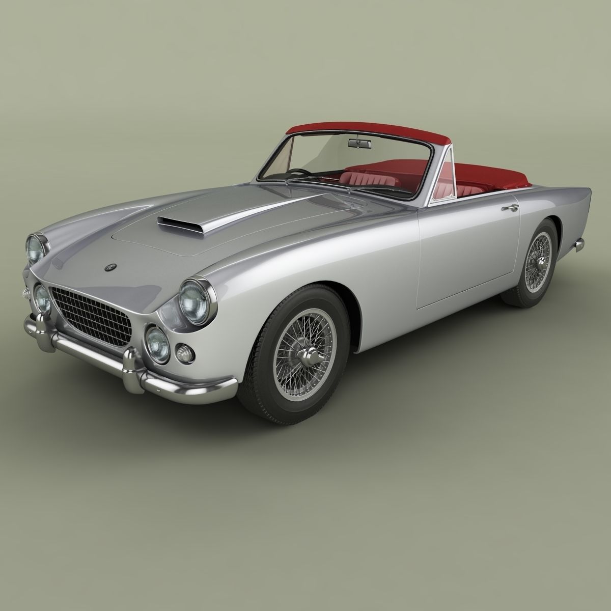 AC Greyhound Drophead 3D model | CGTrader