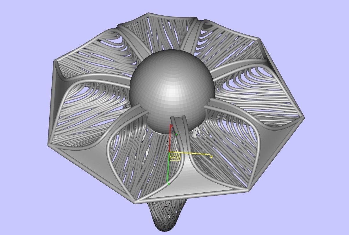 Roof of gold filigree model ring 3D model 3D printable | CGTrader