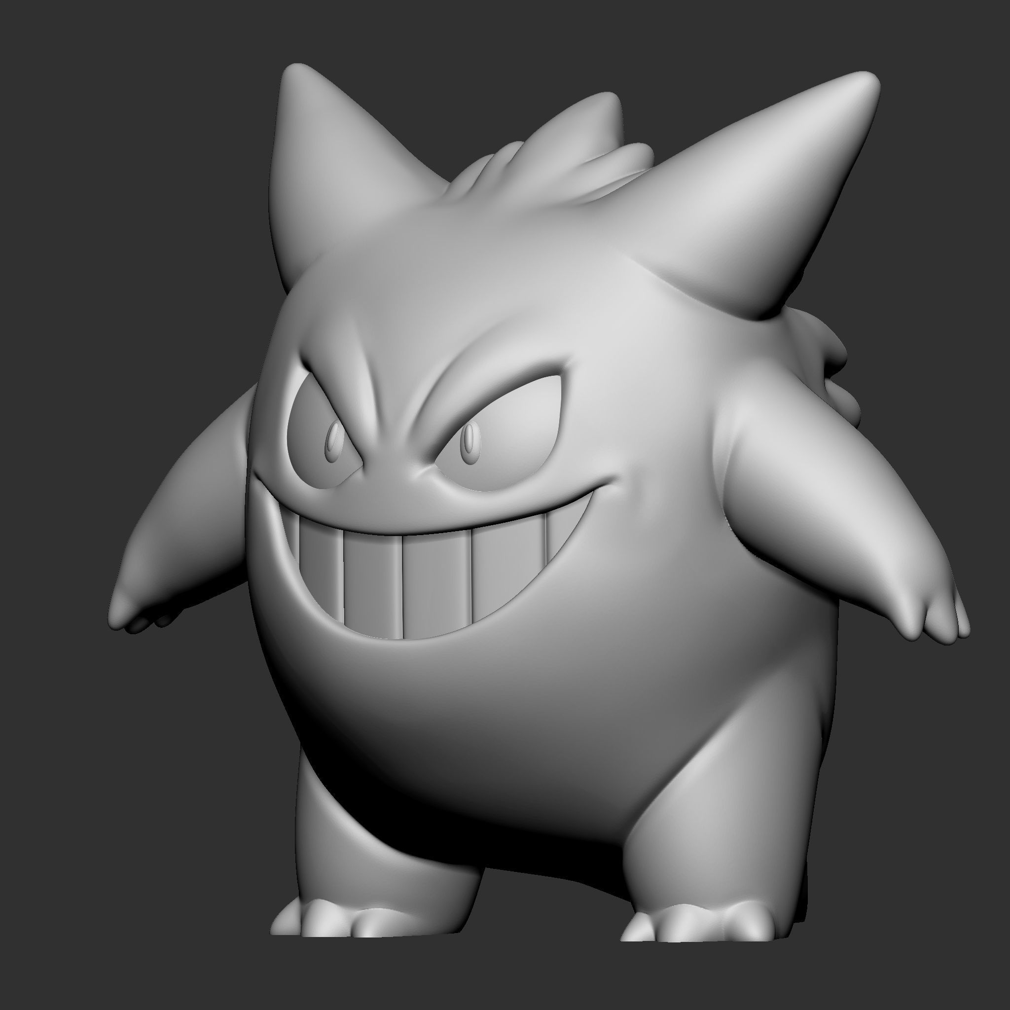 GENGAR POKEMON 3D model 3D printable | CGTrader