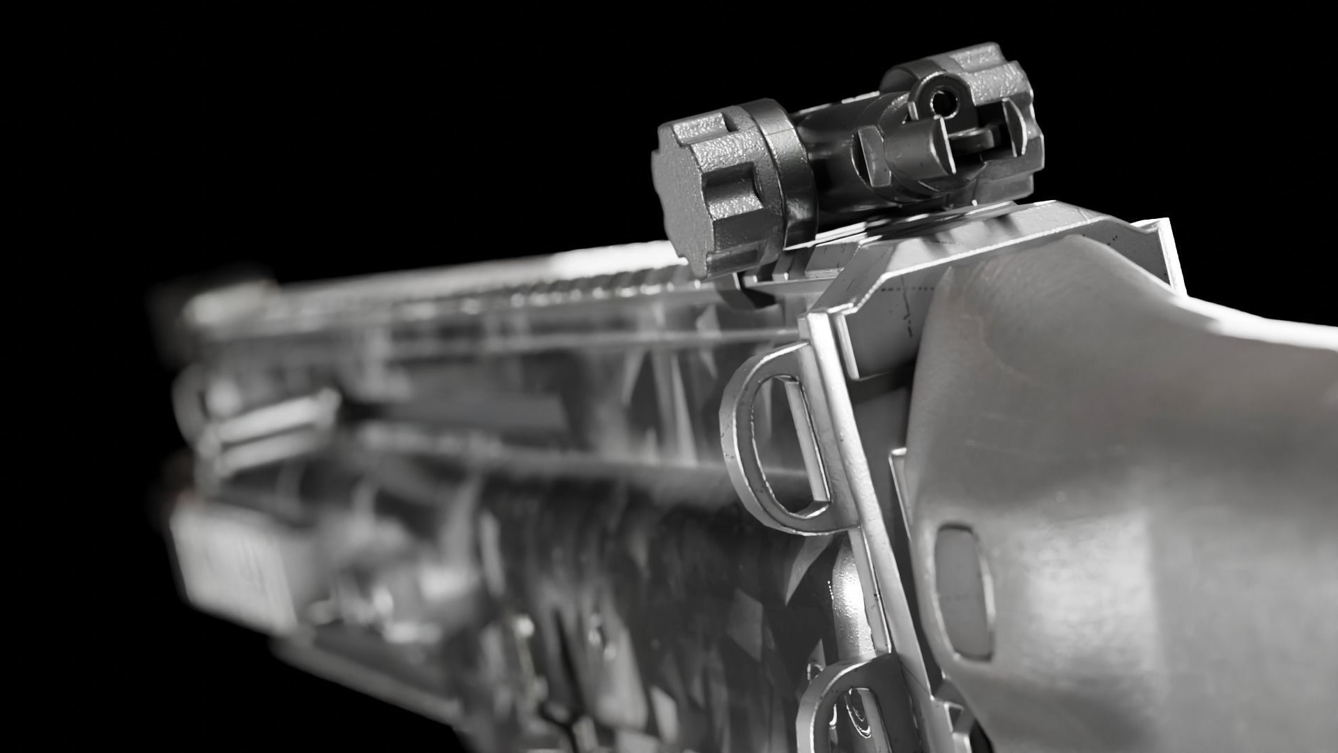 3D model Low Poly FN SCAR Assault Rifle VR / AR / low-poly | CGTrader