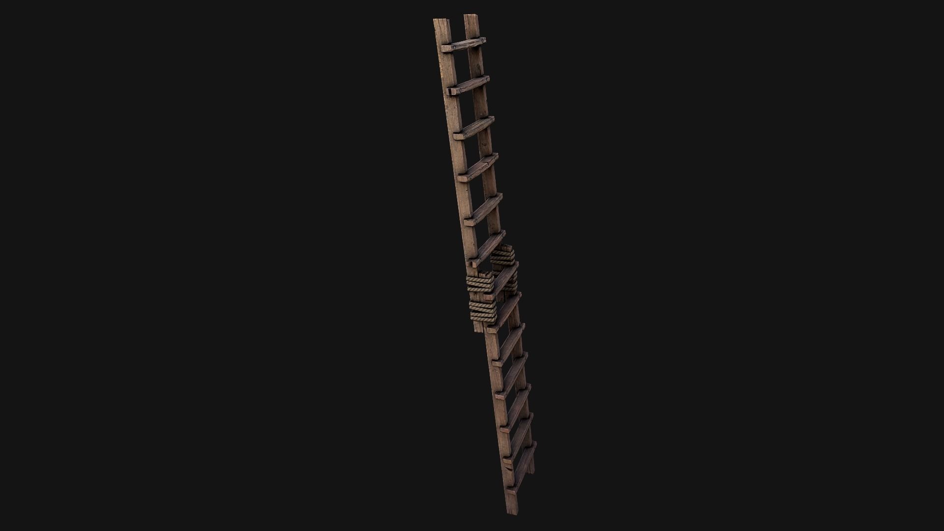 3D model Ladder wooden VR / AR / low-poly | CGTrader