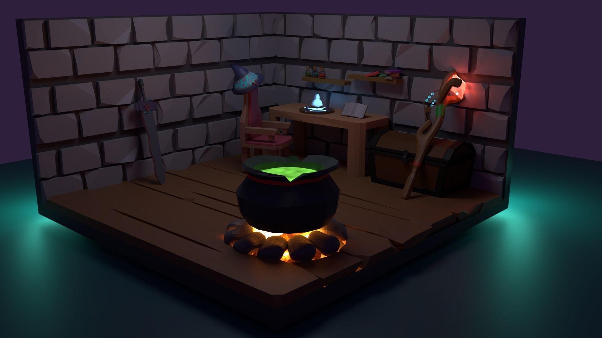 The witches lair 3D model | CGTrader