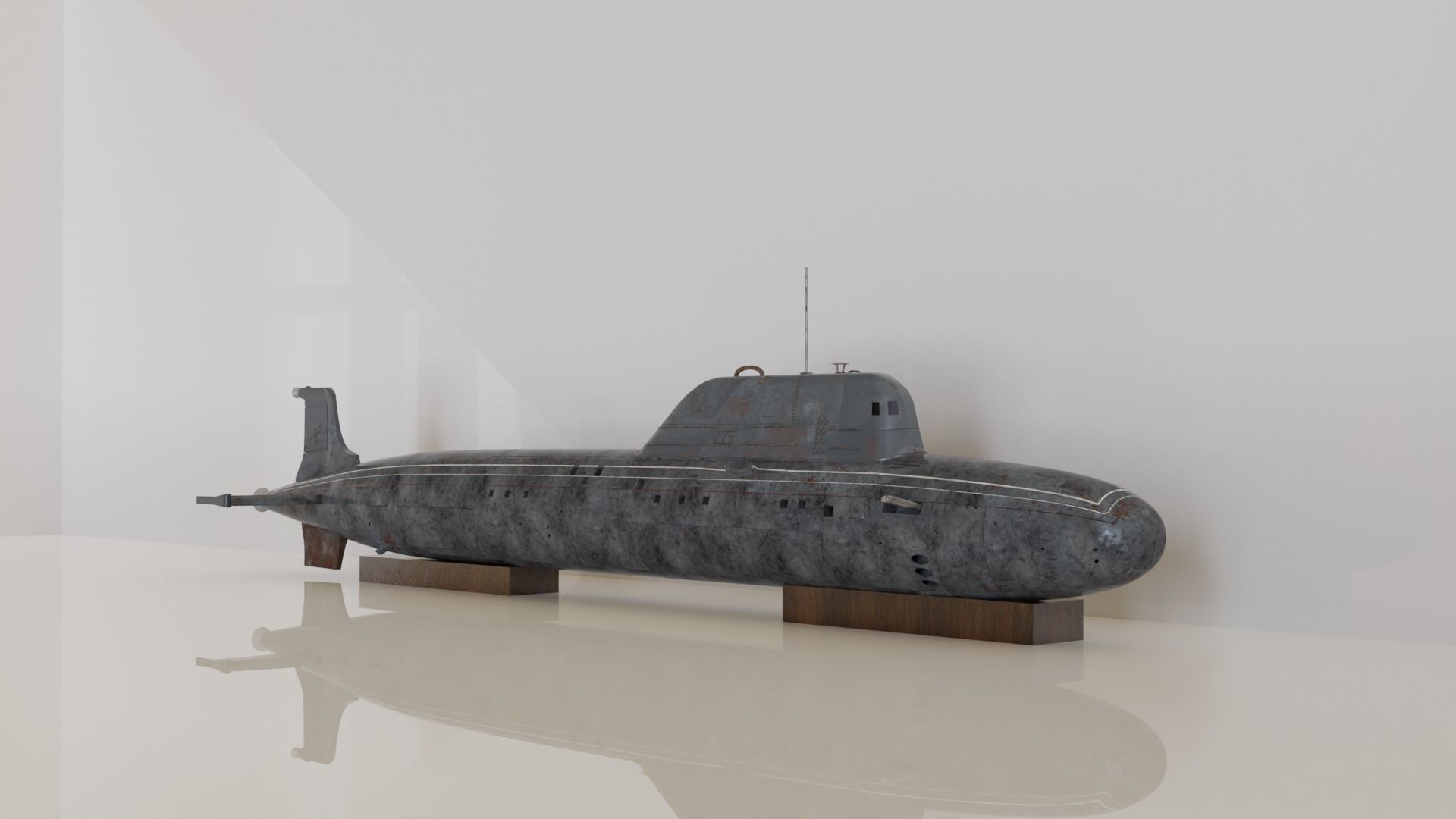 Submarine 3D model | CGTrader