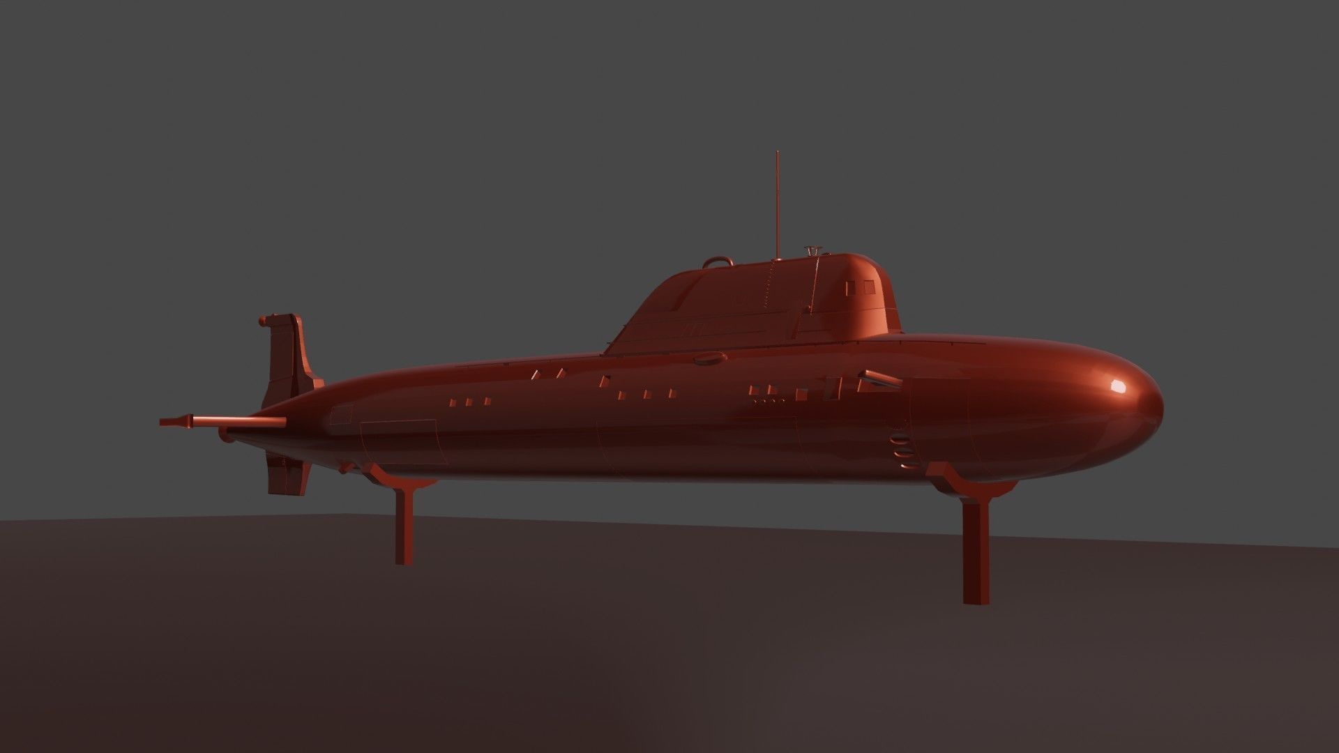 Submarine 3D model | CGTrader