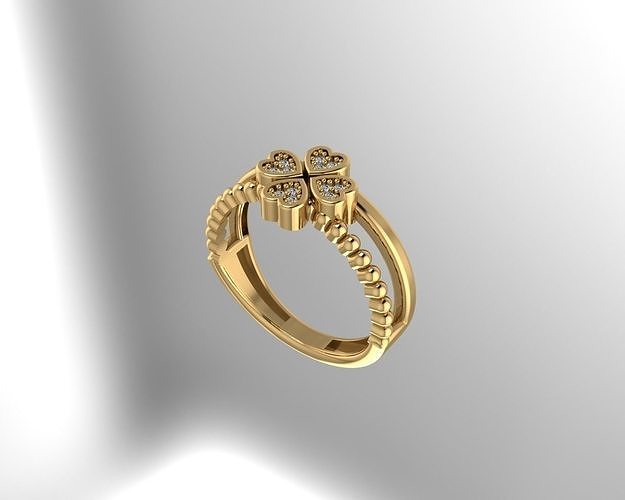Ring Gold 3D model 3D printable | CGTrader