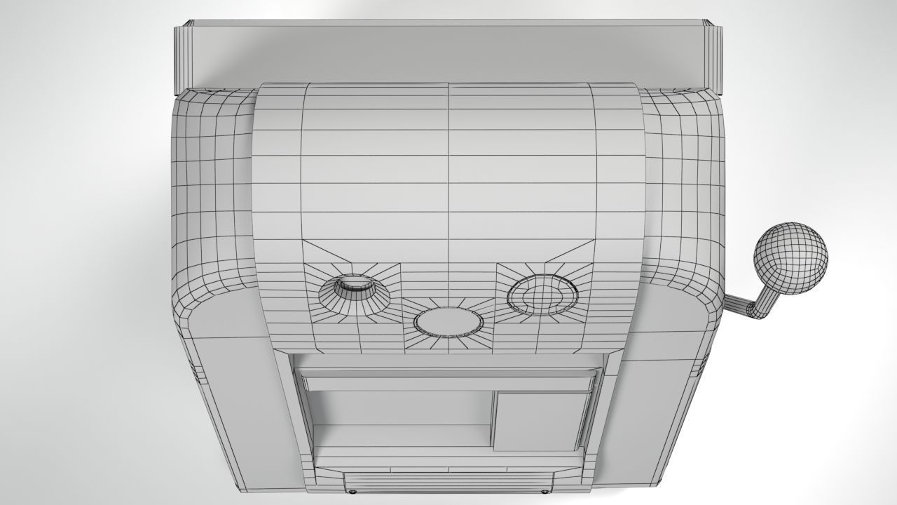 3D model Vintage Slot Fruit Machine VR / AR / low-poly | CGTrader