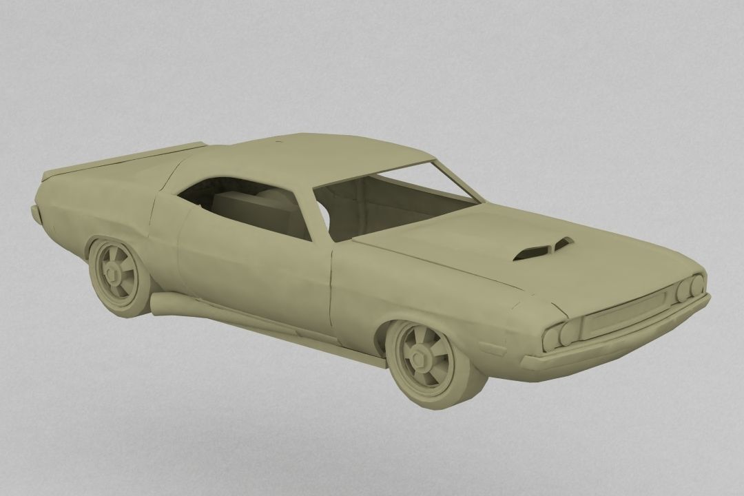 Dodge 1970 3D model 3D printable | CGTrader