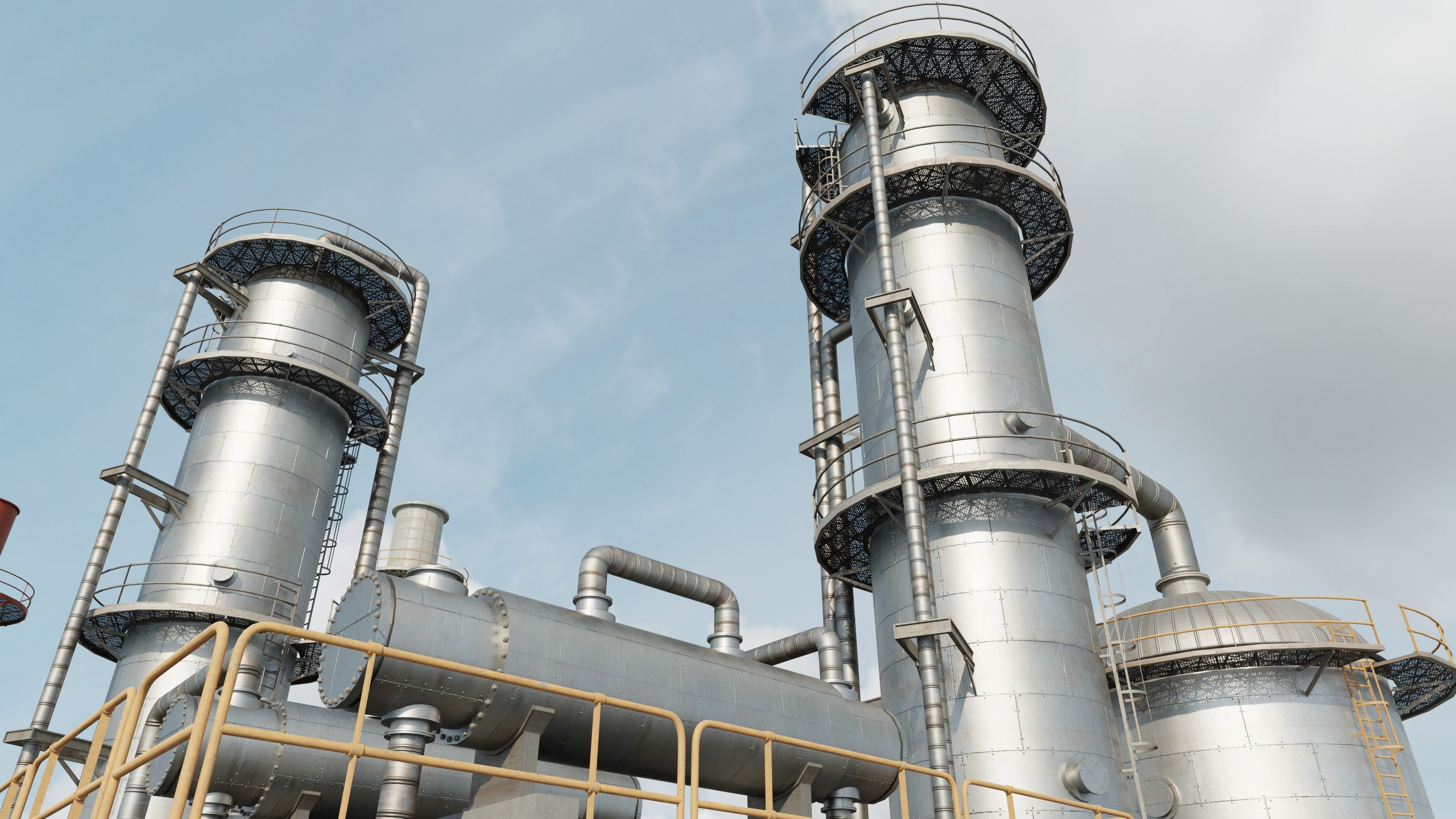 Refinery Unit Scene 3D model | CGTrader