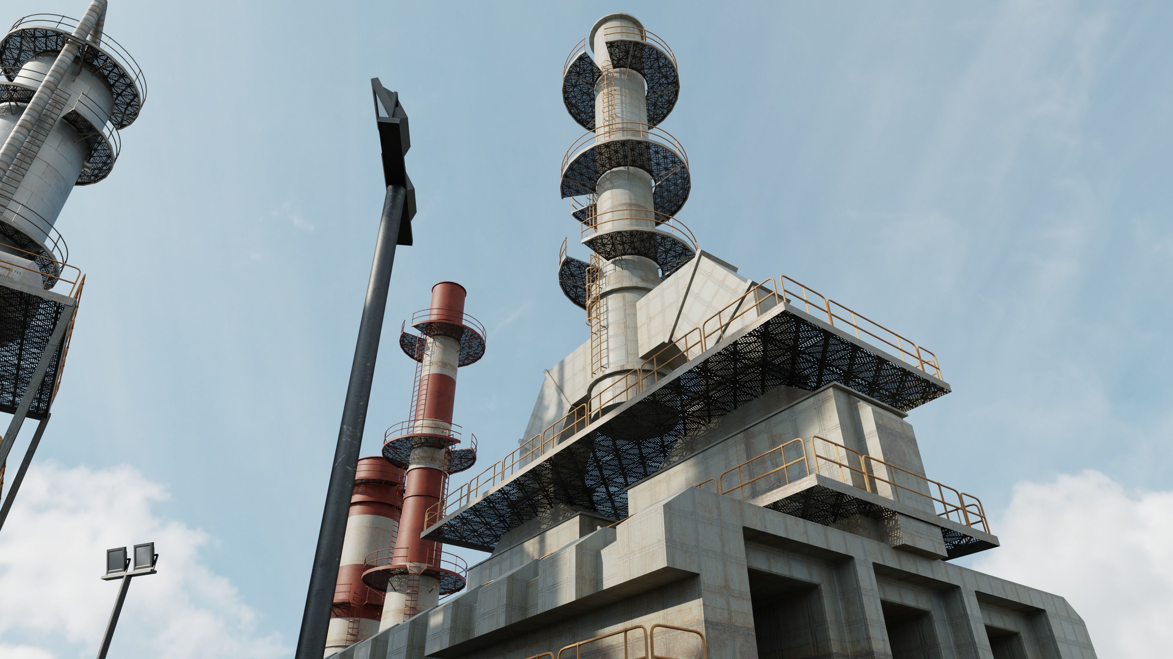 Refinery Unit Scene 3D model | CGTrader