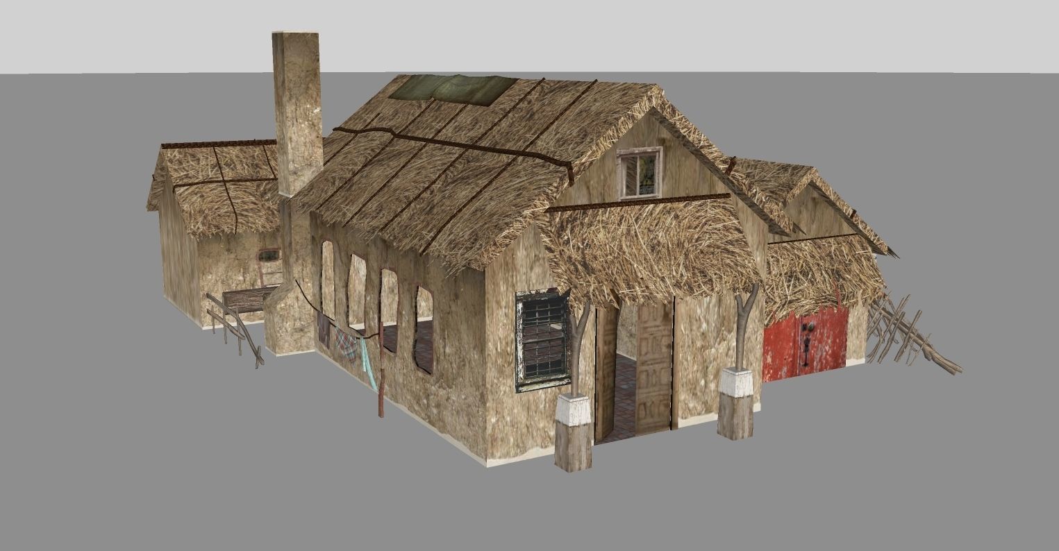 3D model Village Design 2 VR / AR / low-poly | CGTrader
