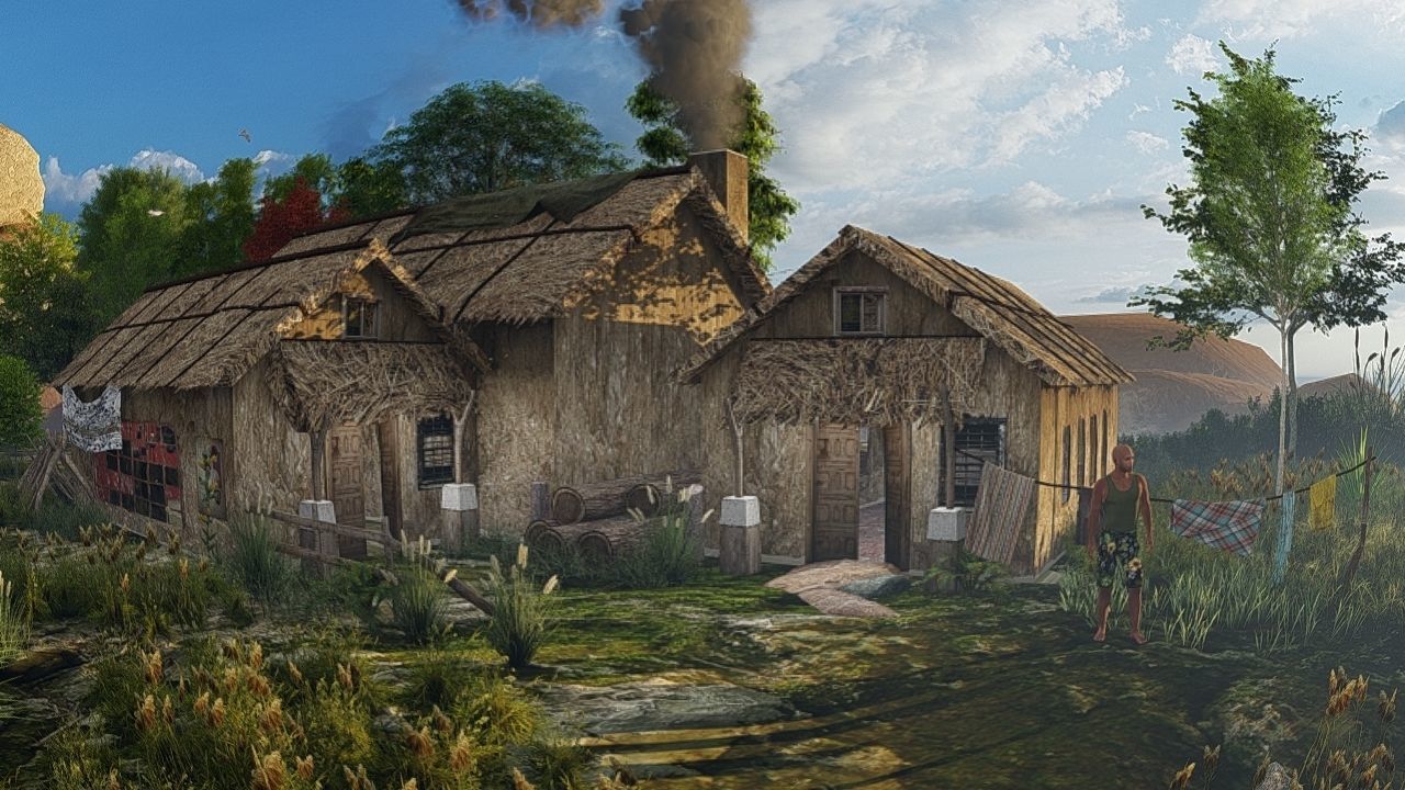 3D model Village Design 2 VR / AR / low-poly | CGTrader