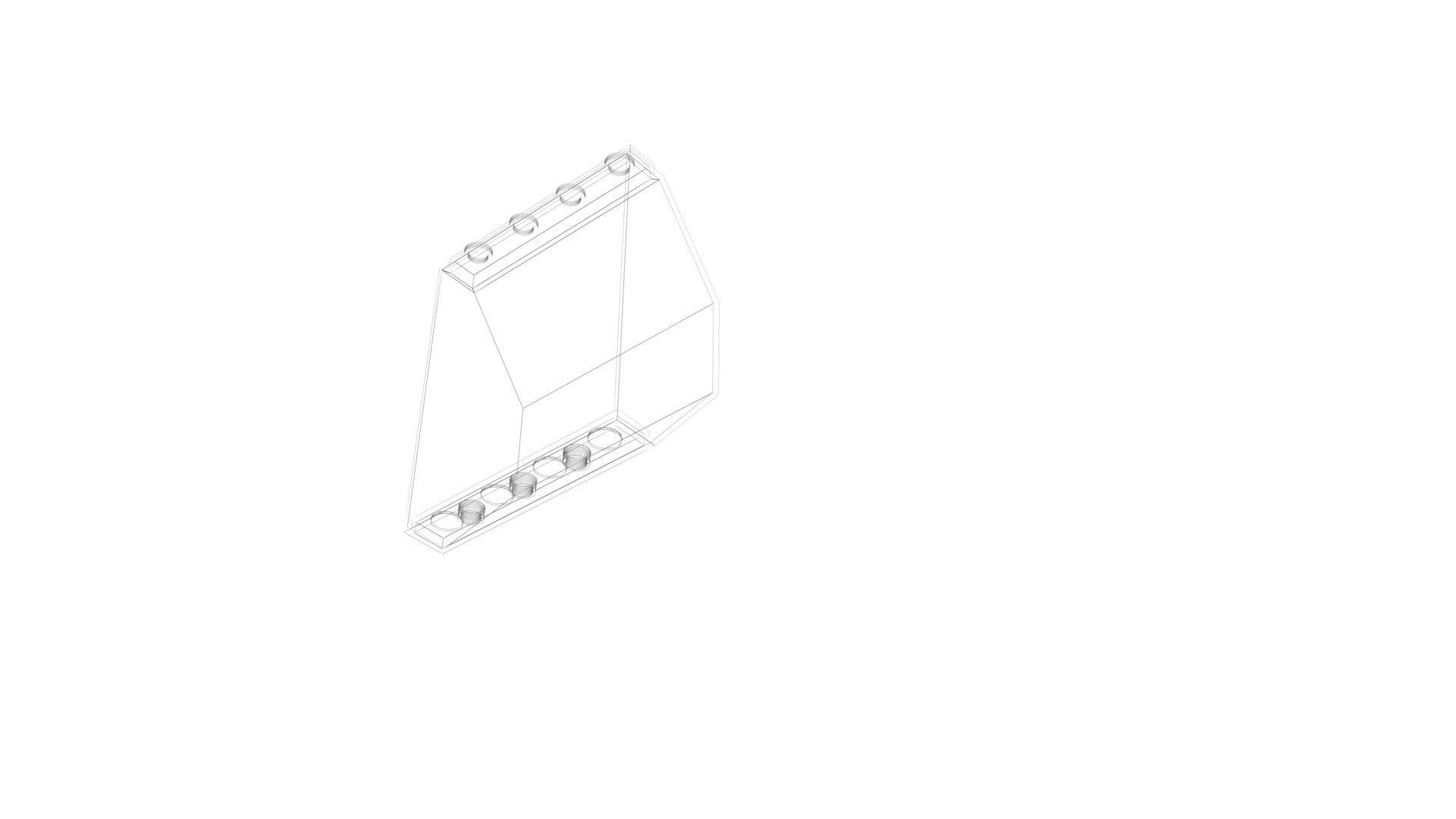 Transparent Turquoise Lego Windows Panels 3D model | CGTrader