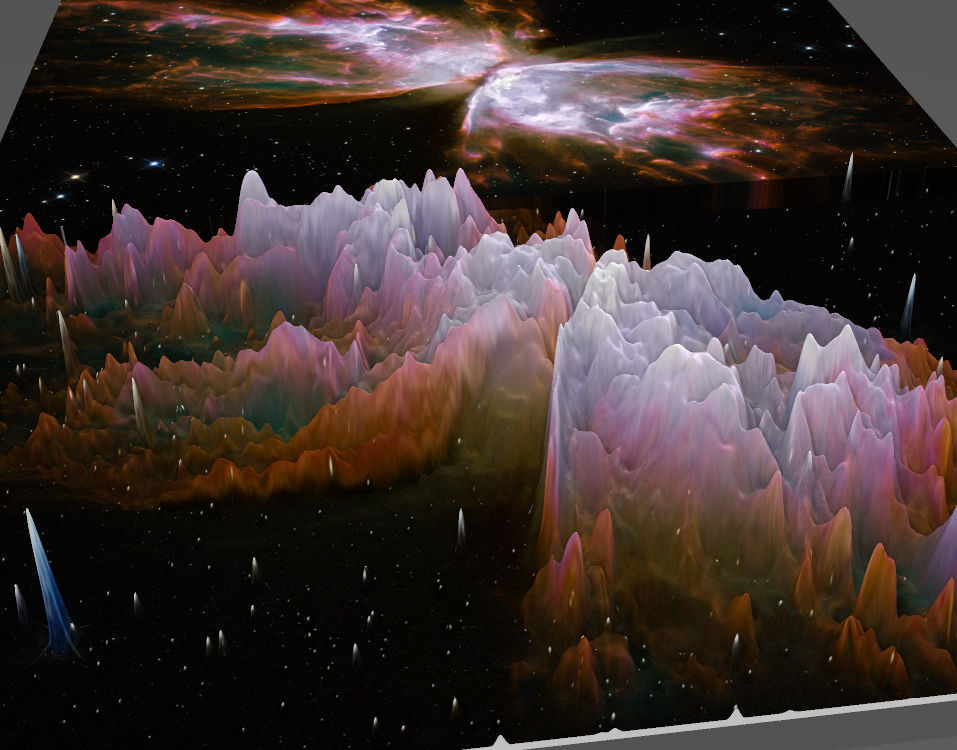 HUBBLE DEEP SKY OBJECT 3D SOFTWARE ANALYSIS 3D model 3D printable ...