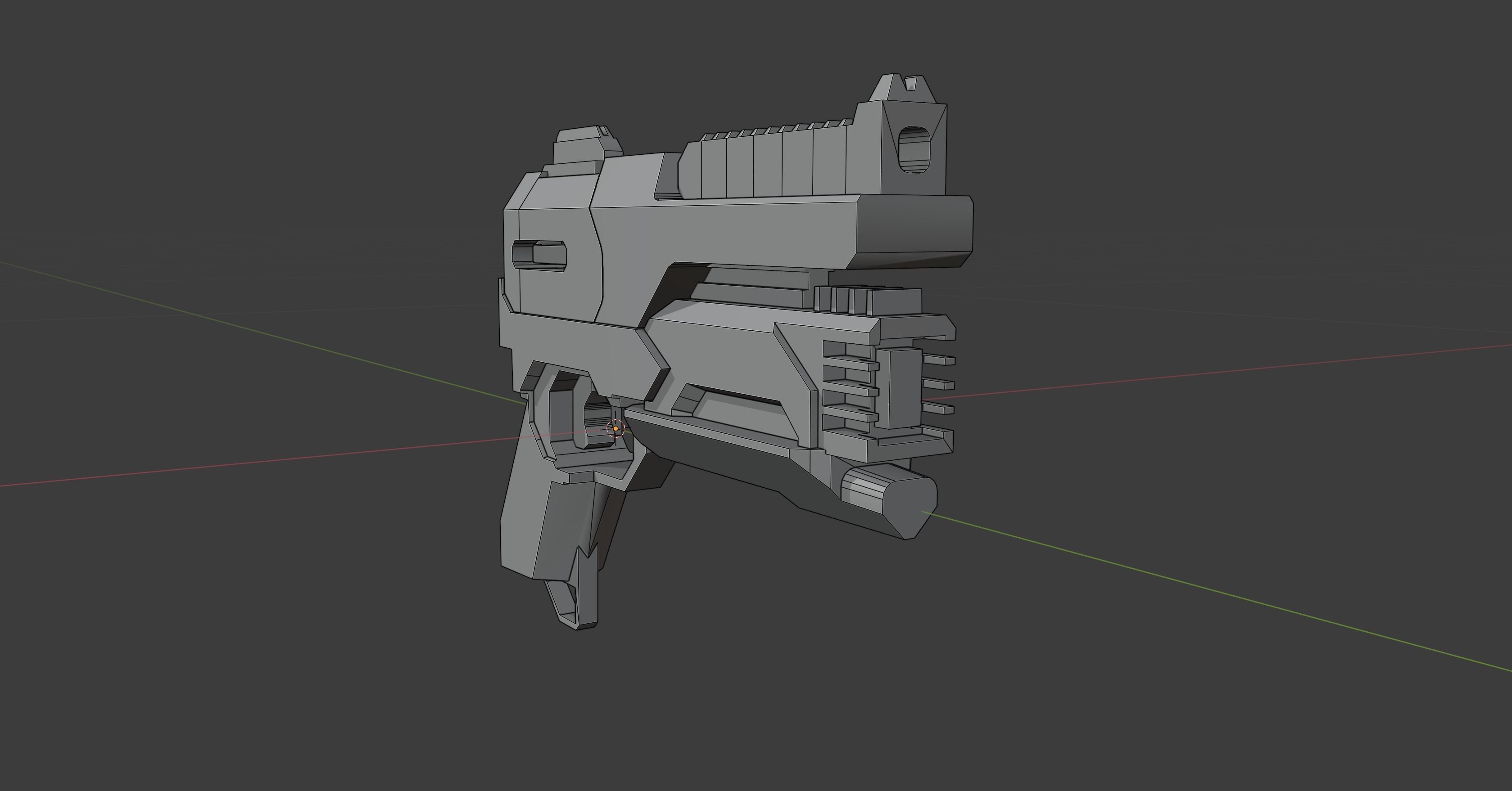 3D model AAA Gun game-ready VR / AR / low-poly | CGTrader