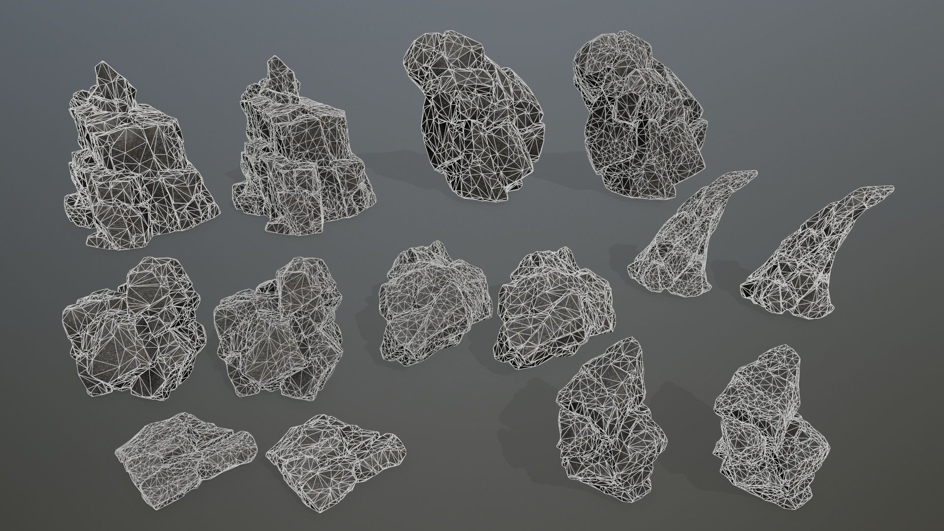 3D model clif rocks VR / AR / low-poly | CGTrader