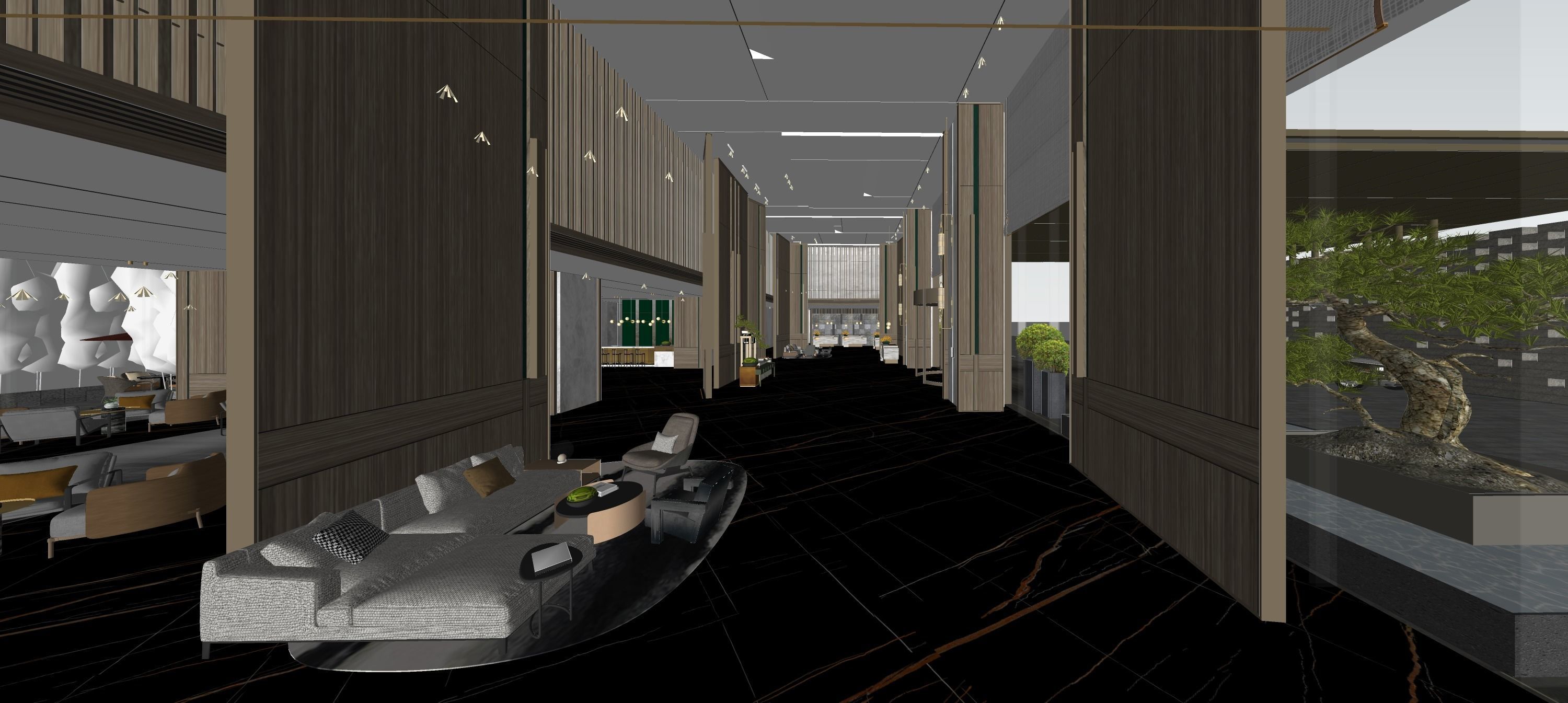 Luxury Lobby Interior 3D model-1 3D model | CGTrader