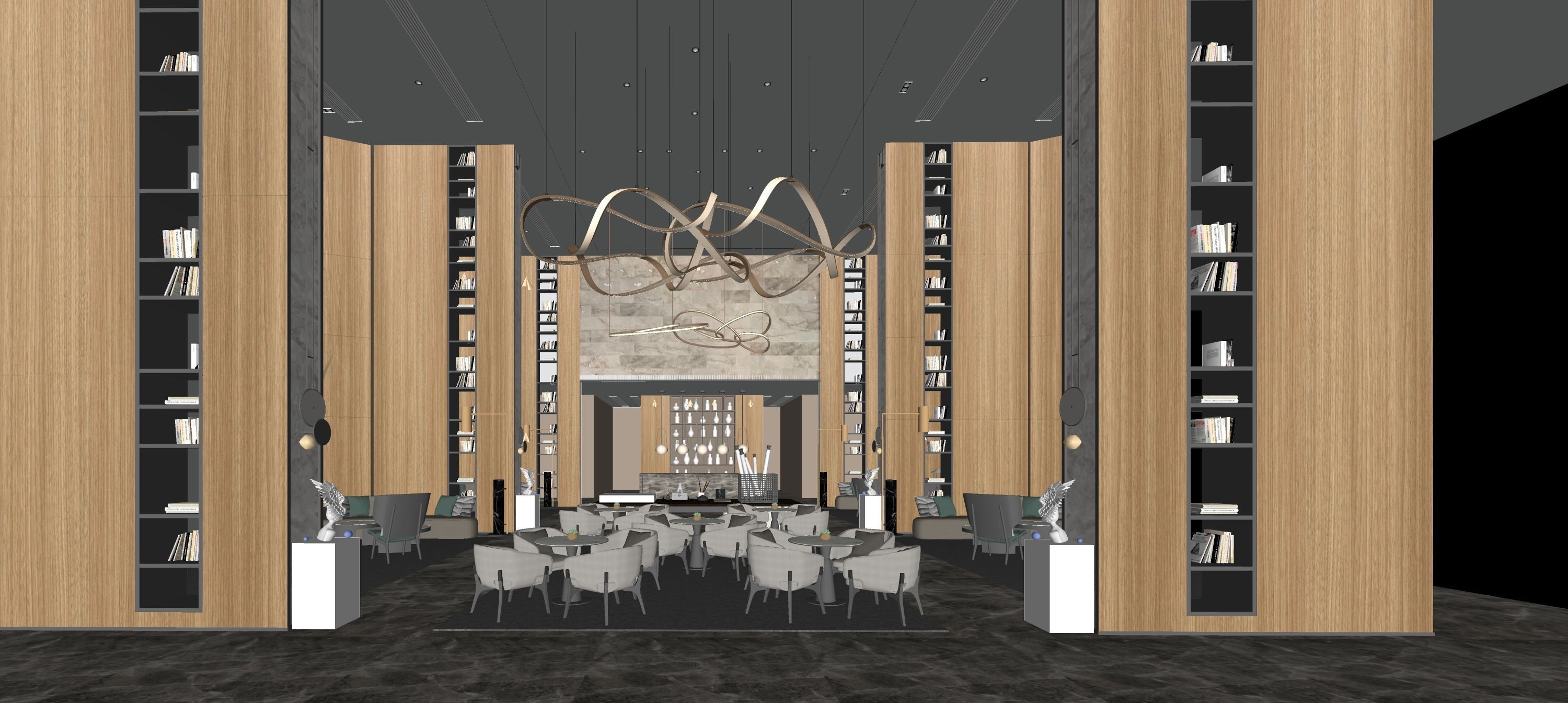 Luxury Hotel Lobby Pack Of 20 Skp Files 3d Model Cgtrader