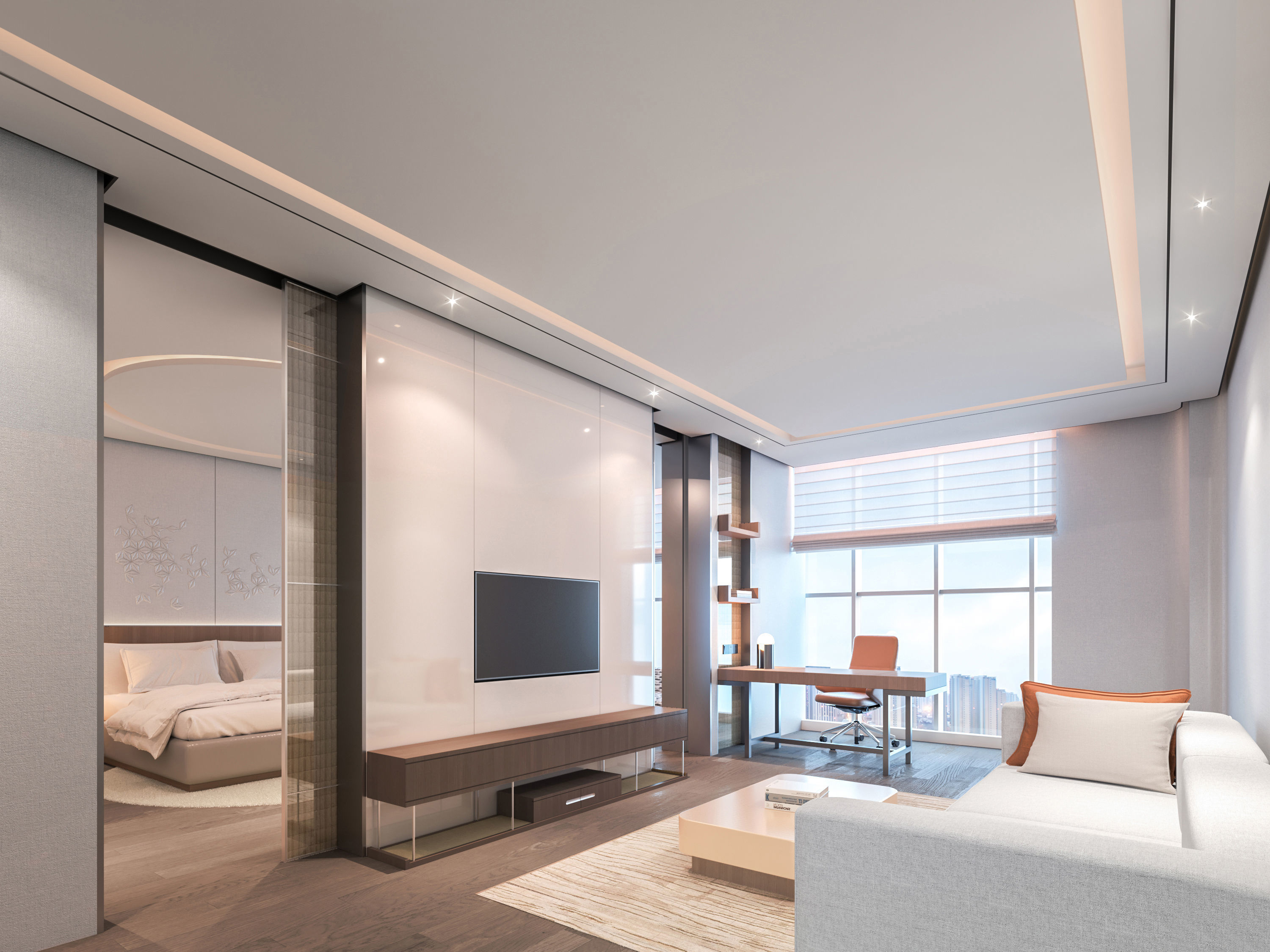 Free Hotel Room 3D SKP model free 3D model | CGTrader