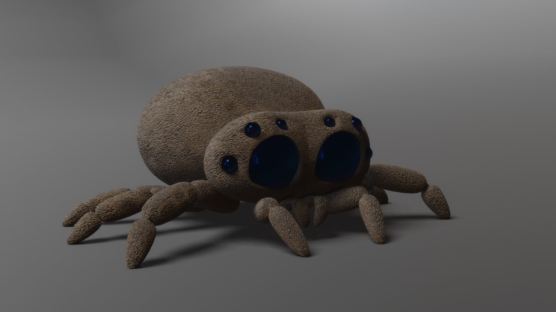 3D model Spider with eyes VR / AR / low-poly | CGTrader