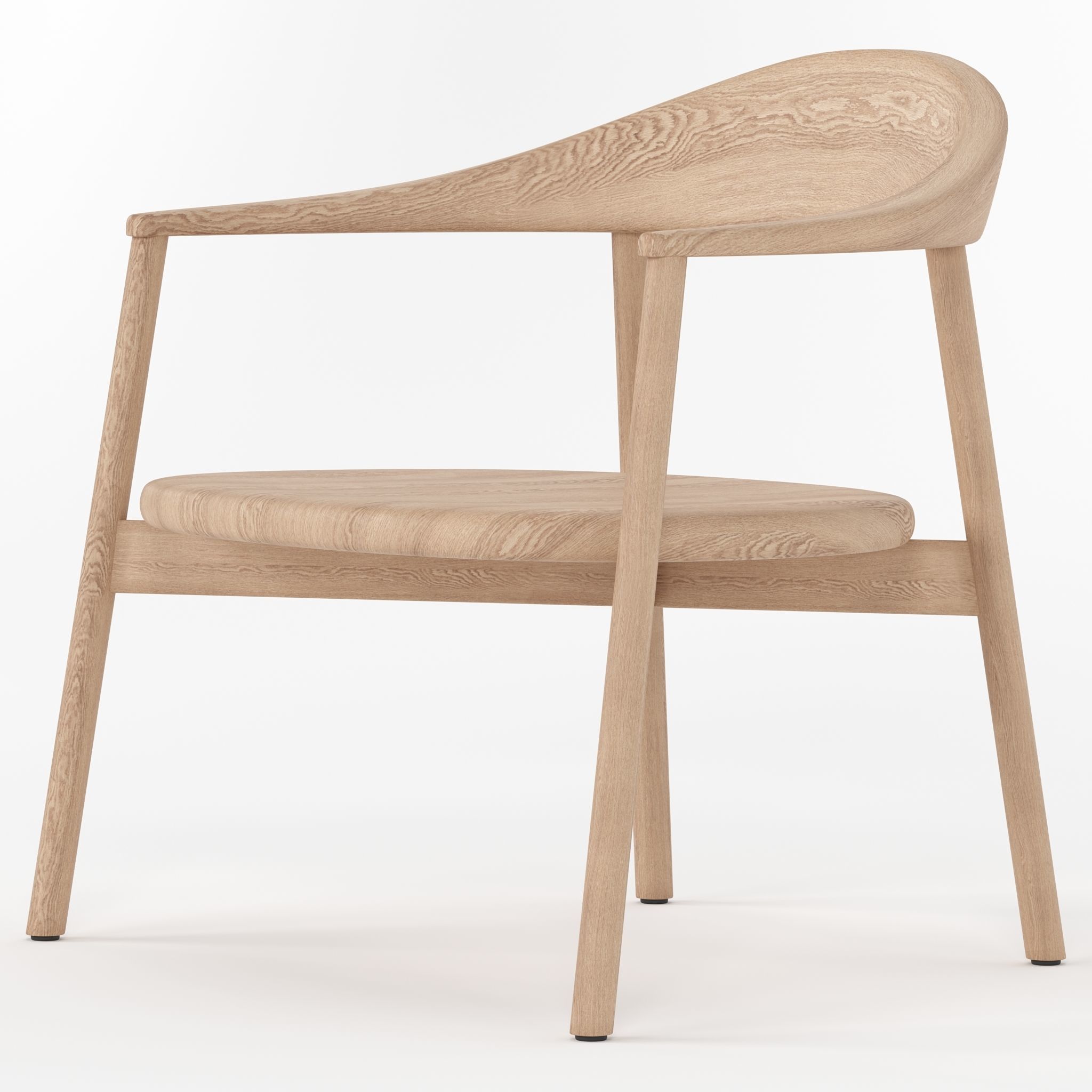 Pebble Easy Chair 3D model | CGTrader