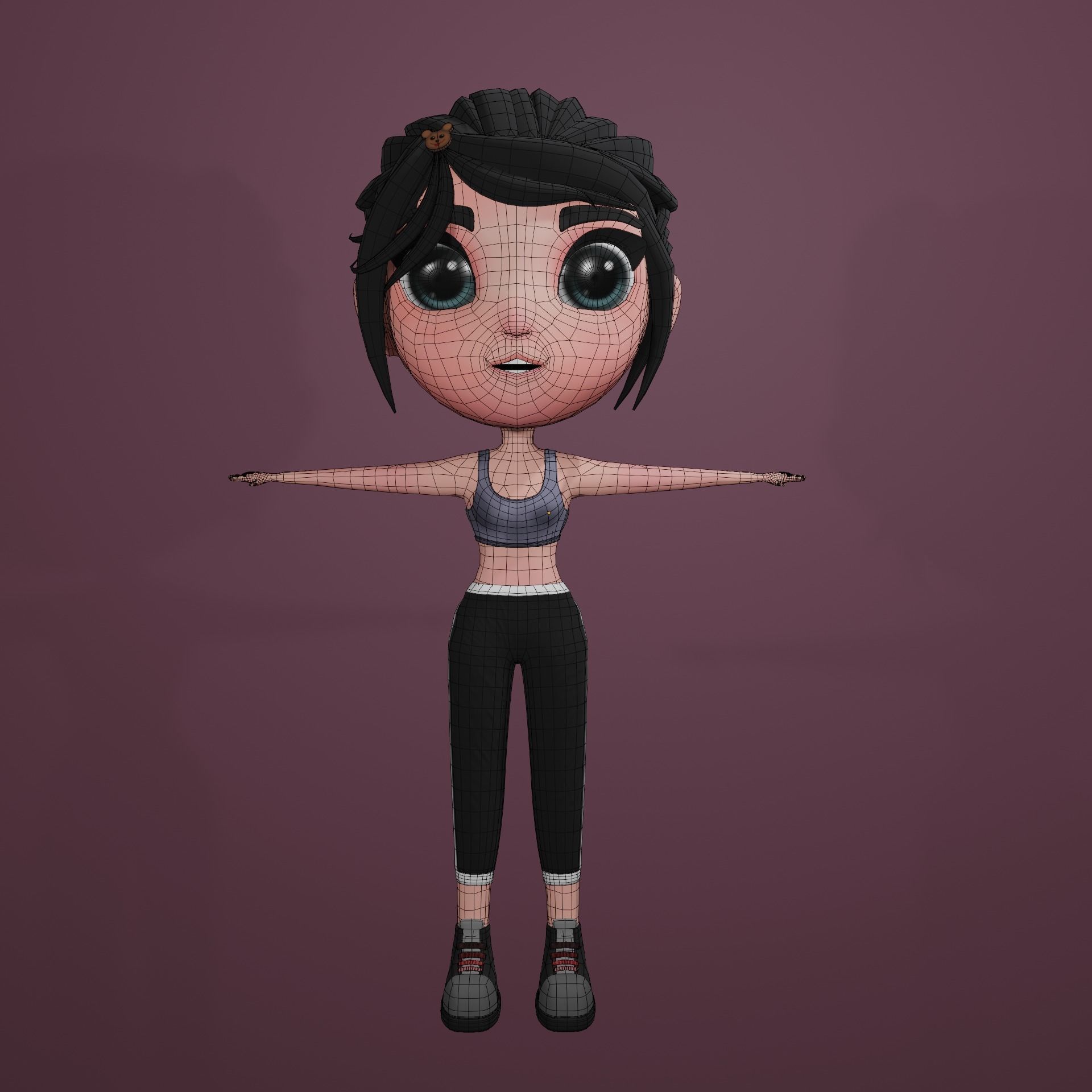 3D model Chibi Character Stylized VR / AR / low-poly | CGTrader