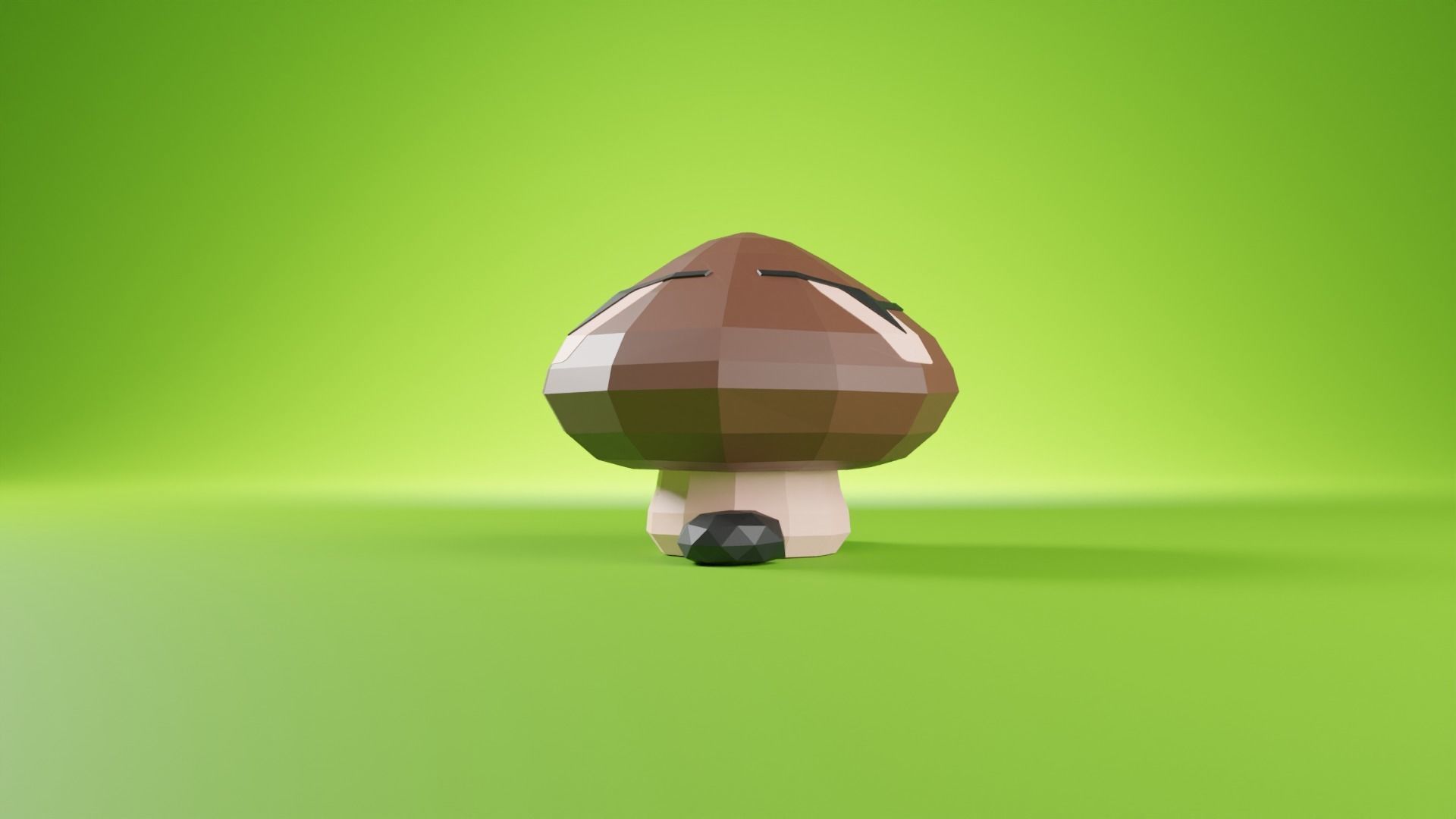 3D model Goomba Super Mario Bros Low Poly VR / AR / low-poly | CGTrader