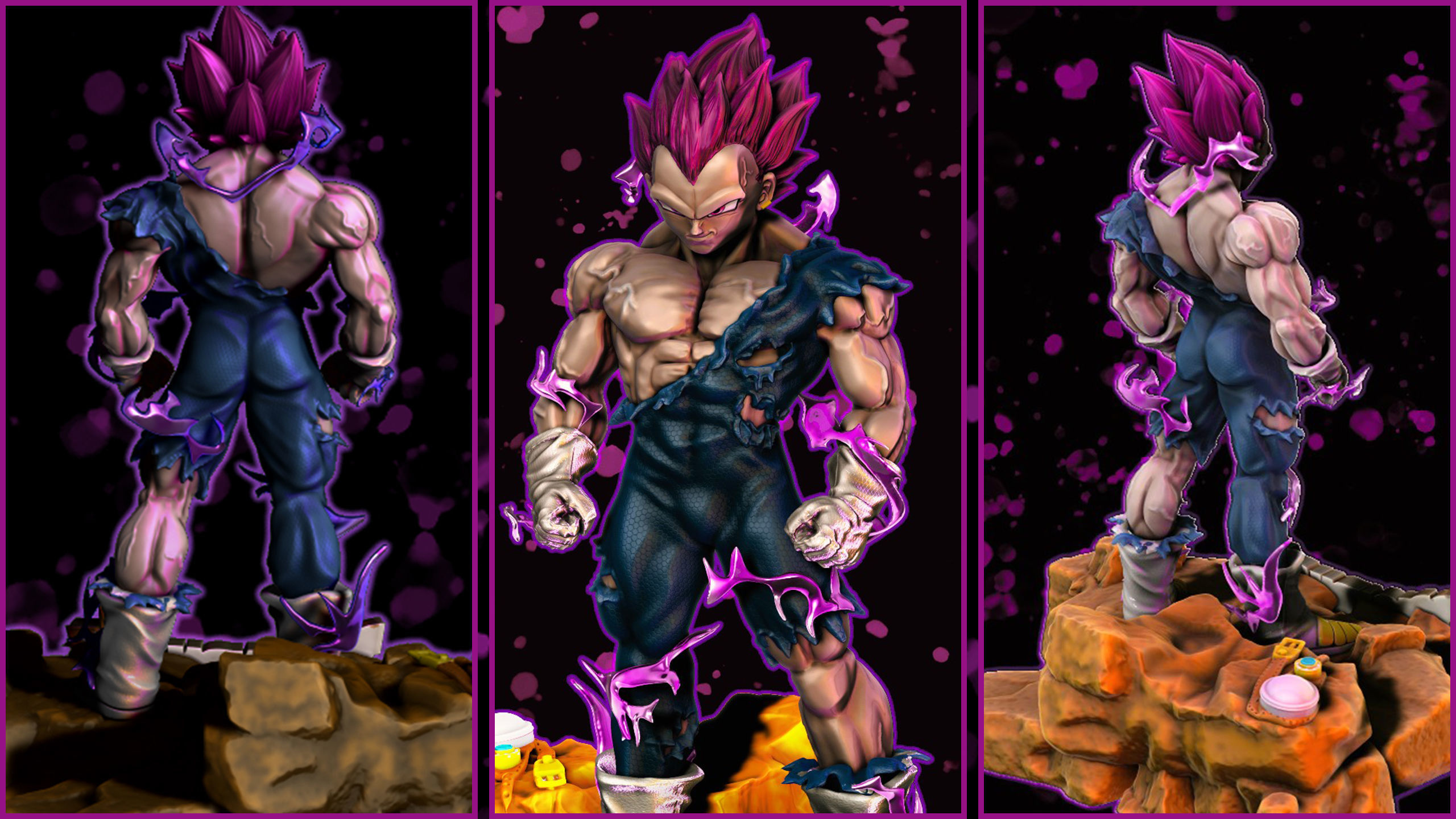 VEGETA ULTRA EGO 3D model 3D printable | CGTrader