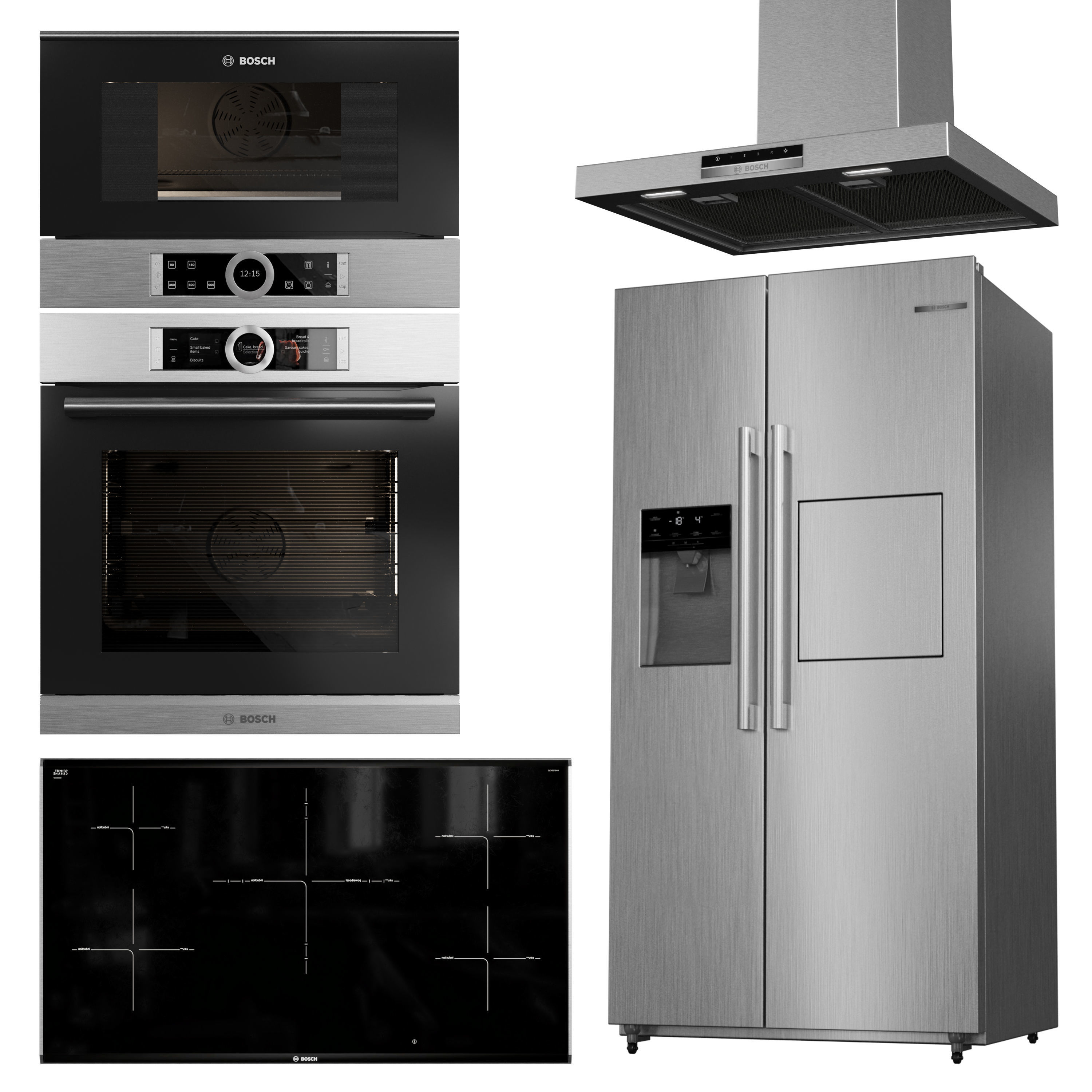 Bosch Appliances Collection 3D model | CGTrader