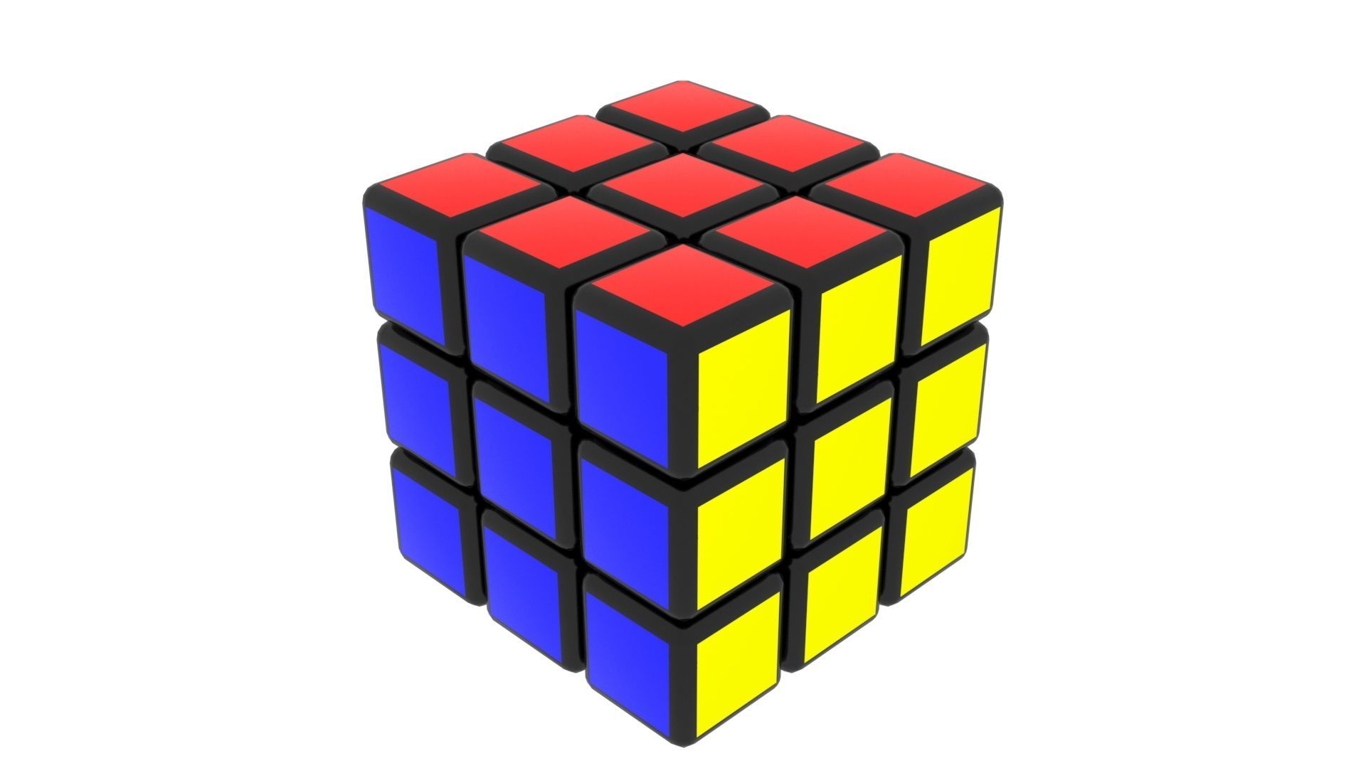 Different Type of Rubiks Cube Collection 3D model | CGTrader