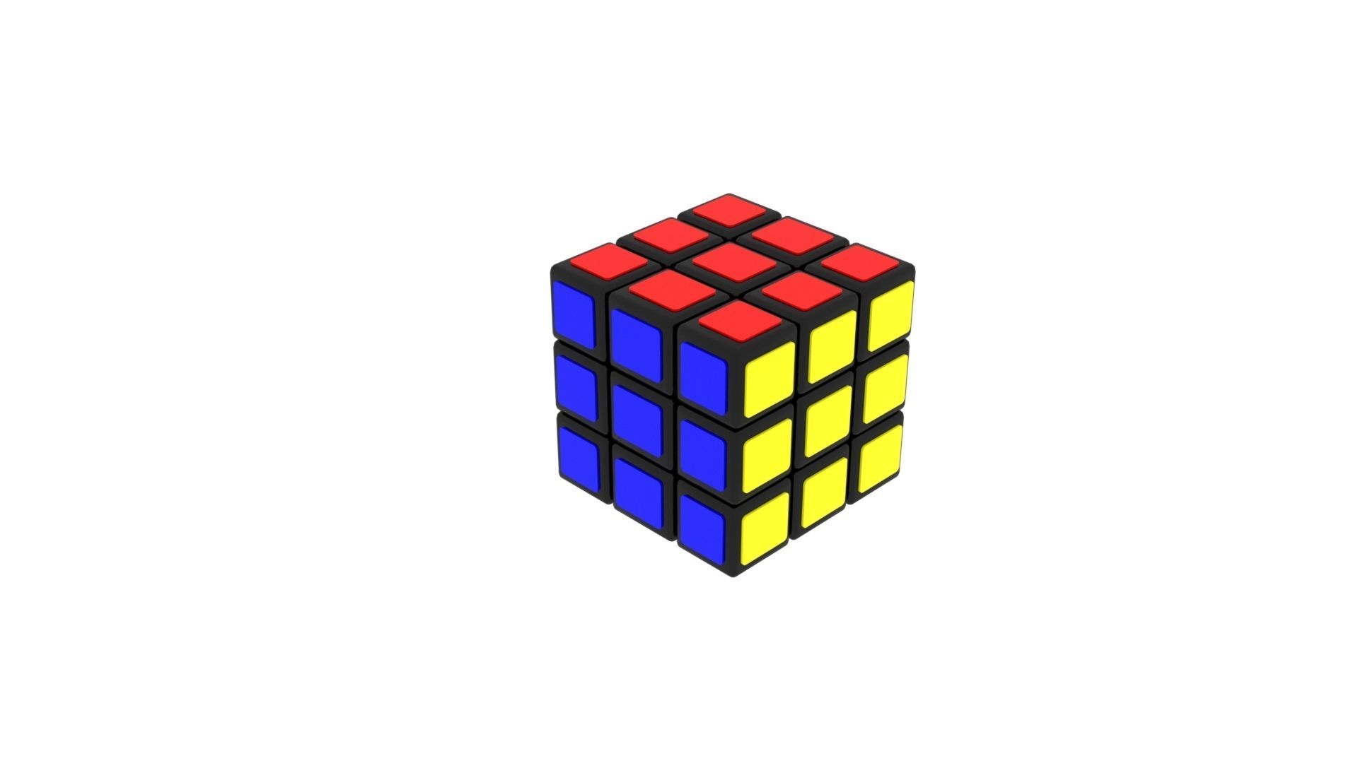 Rubiks Cube With Solving Animation 3D model animated | CGTrader