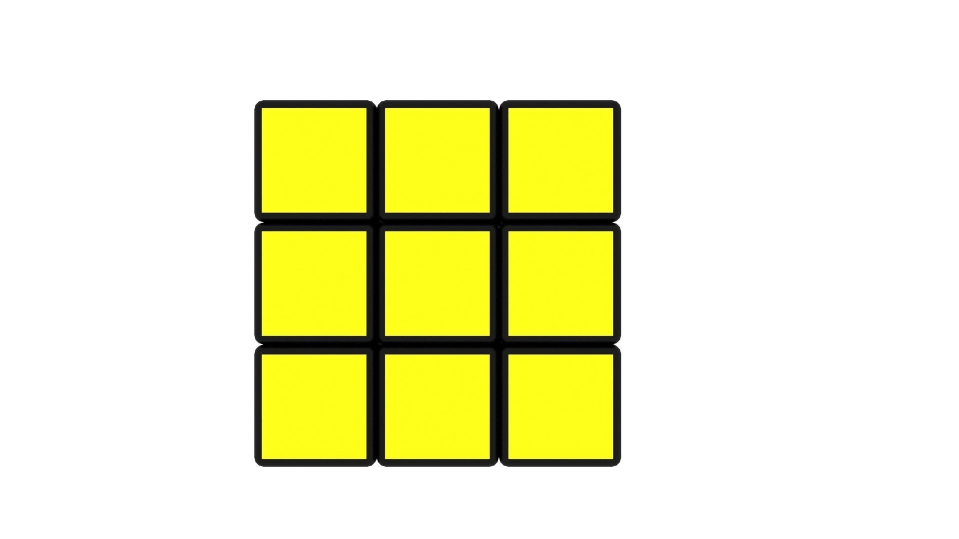 Rubiks Cube With Solving Animation 3D model animated | CGTrader