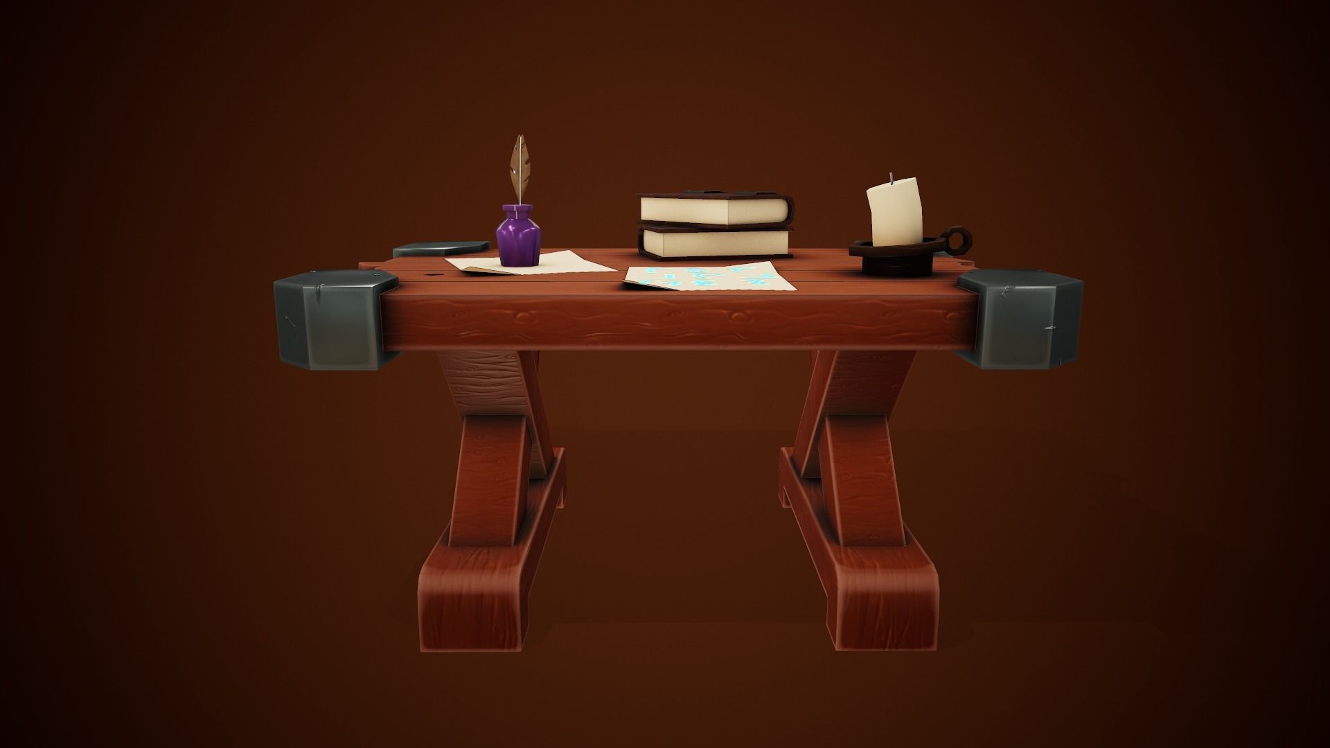 3D model Stylized Table - Tutorial Included VR / AR / low-poly | CGTrader