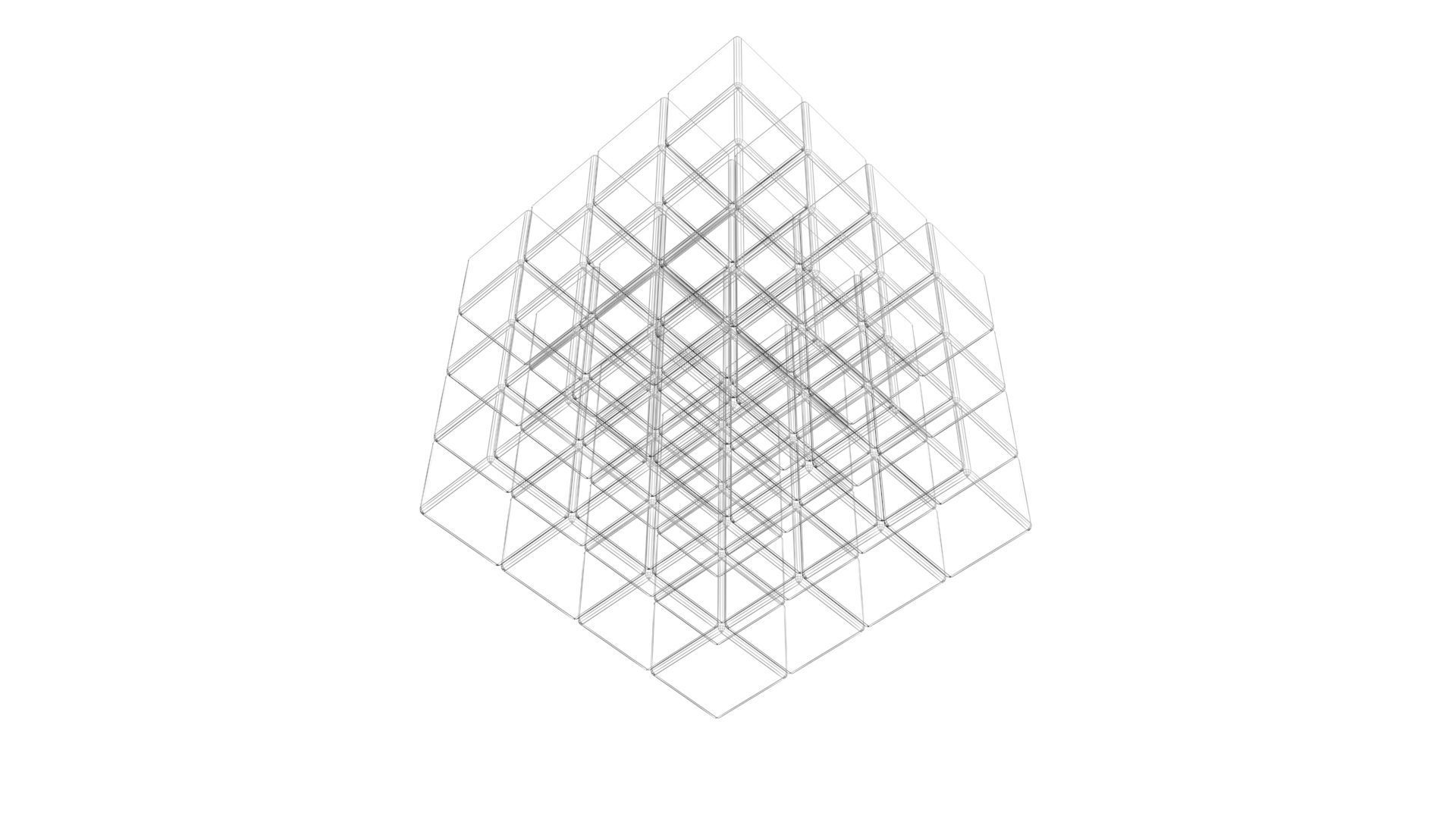 Rubiks Cube 4x4x4 3D model | CGTrader