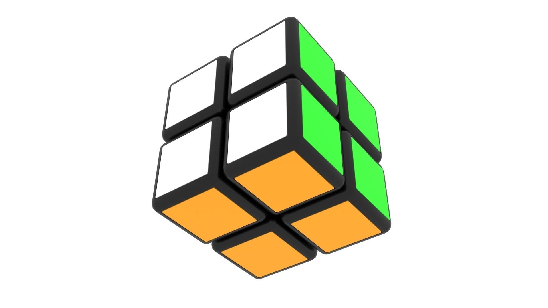 Rubiks Cube 2x2x2 3D model | CGTrader