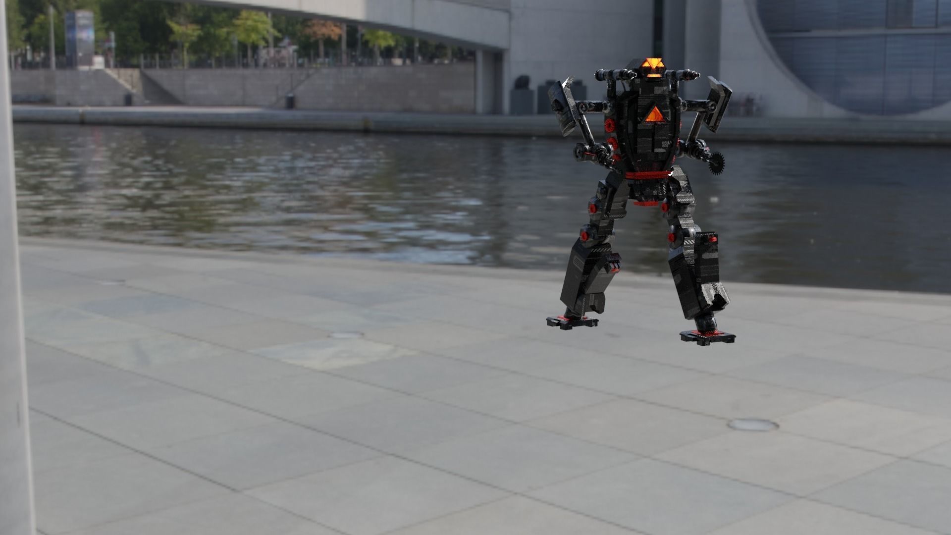 3D model Axzon Mech Robot VR / AR / low-poly | CGTrader