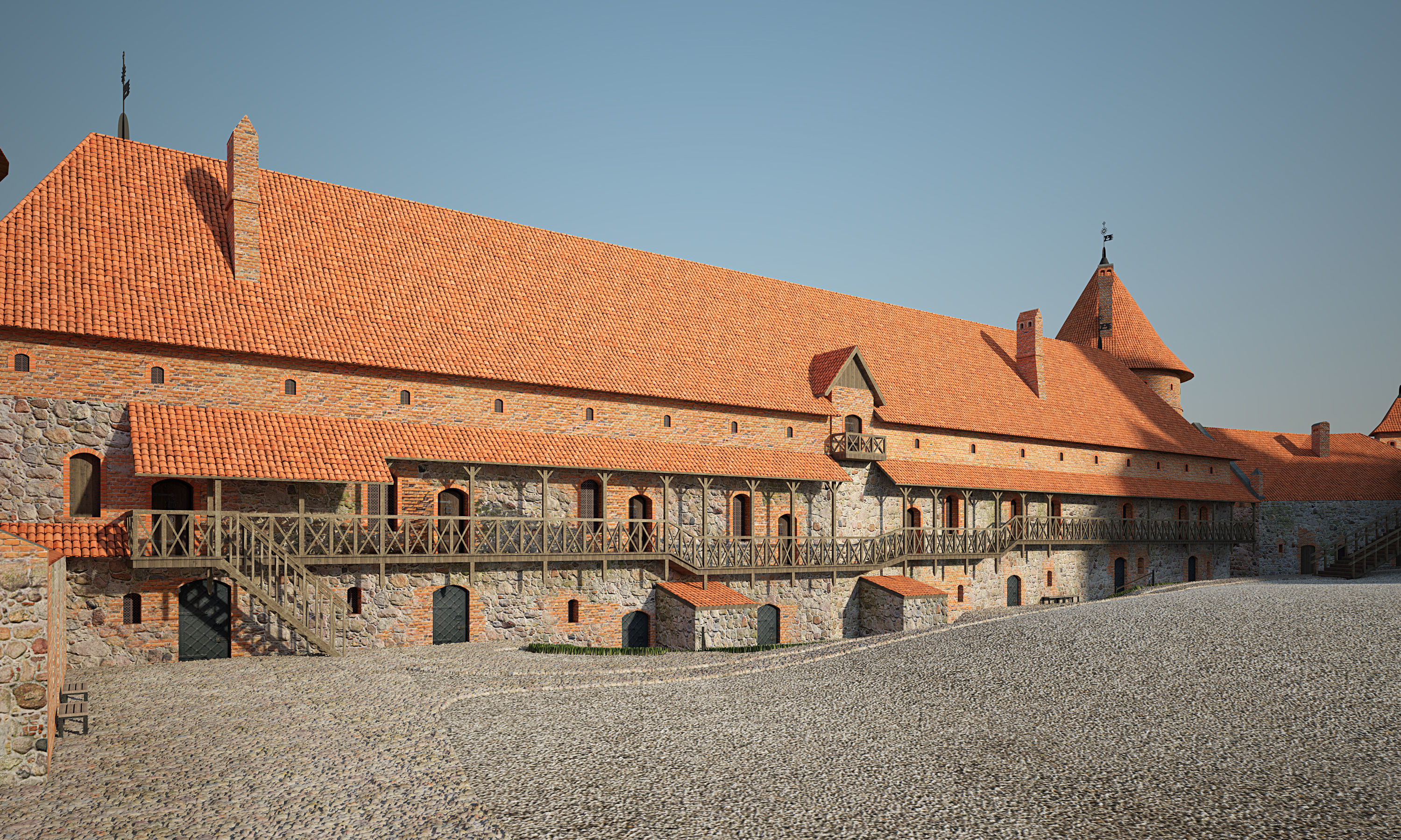 Trakai Island Castle 3D model | CGTrader