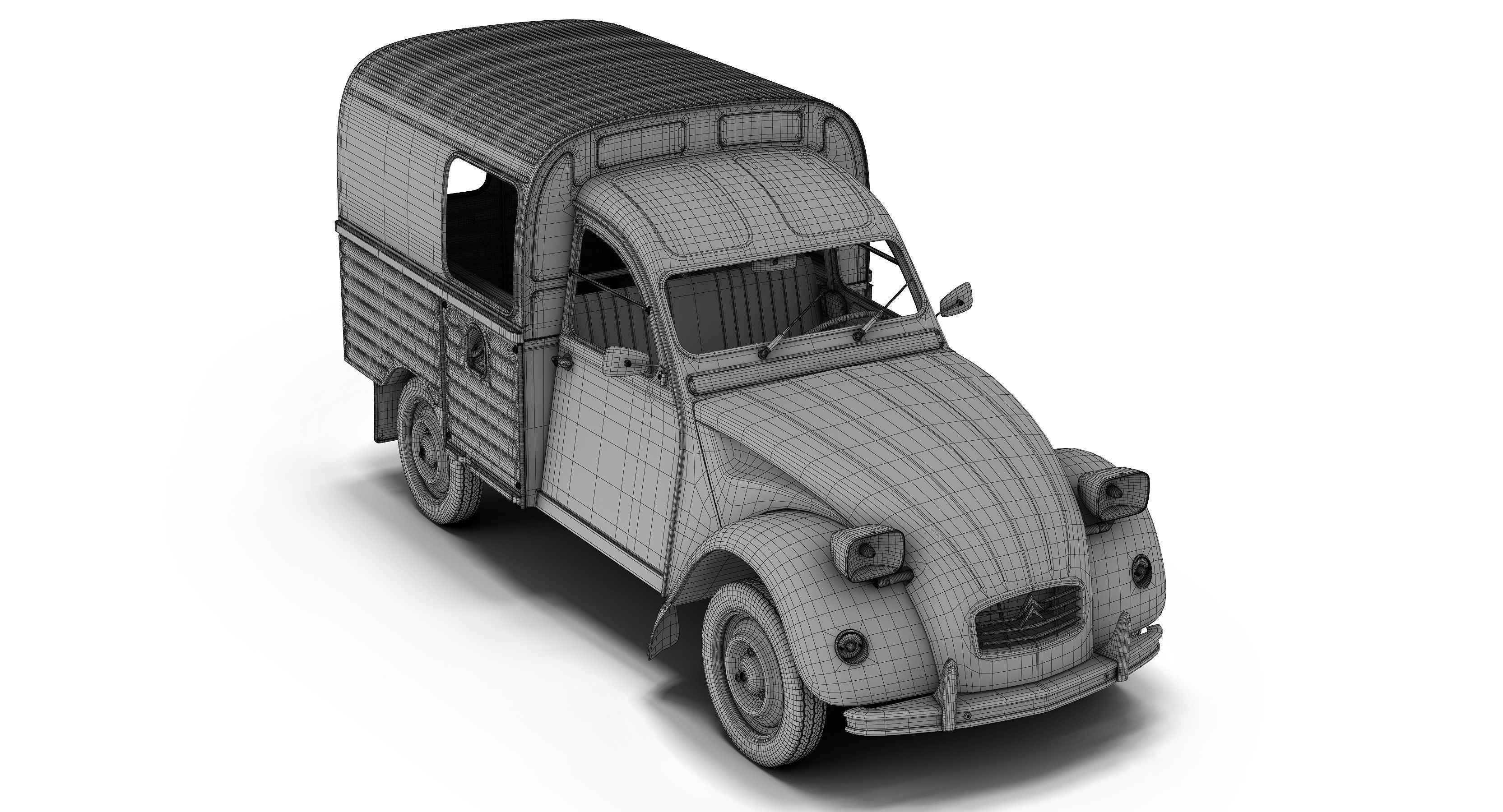 Citroen 2CV AK400 3D model | CGTrader
