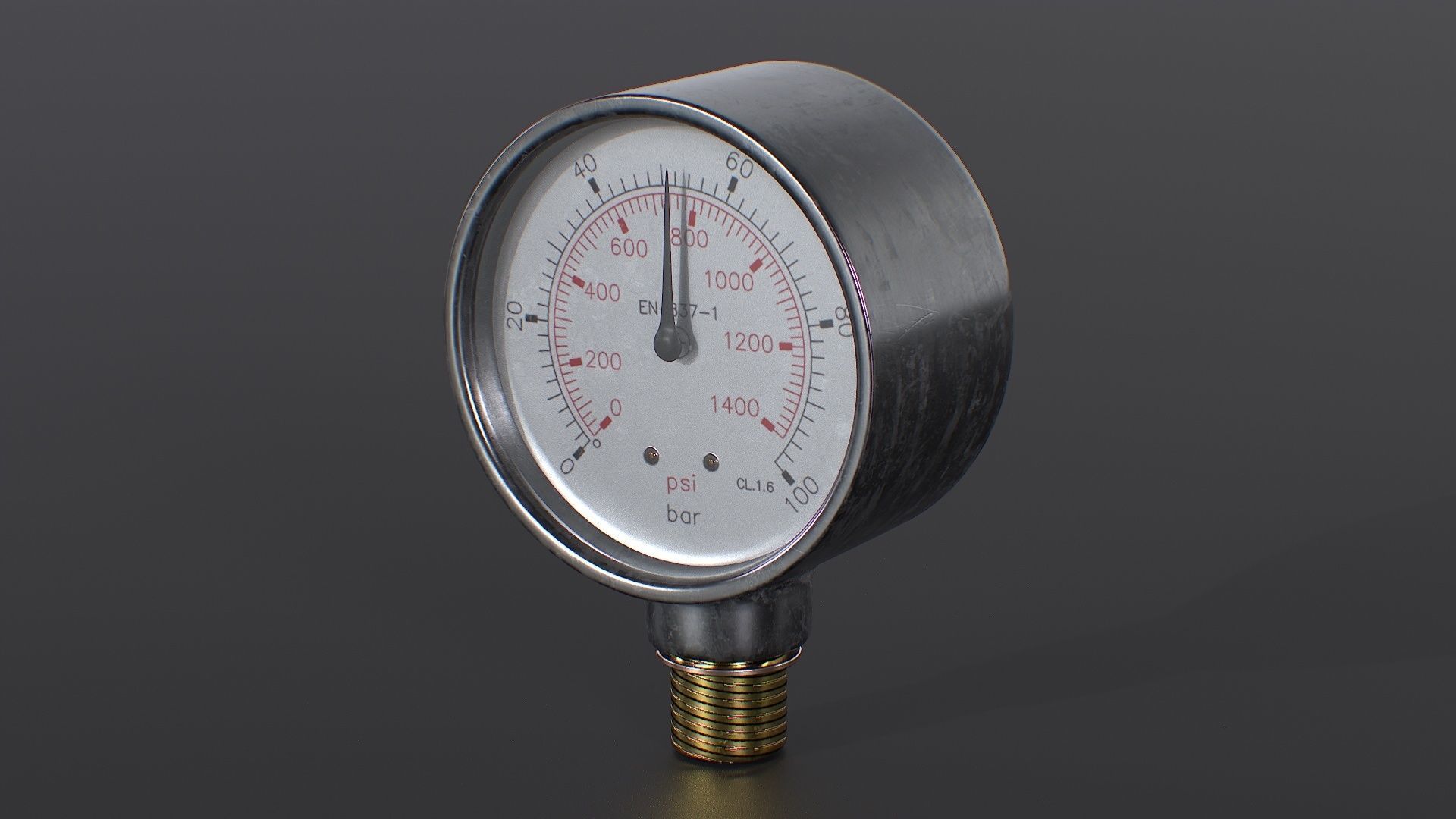 3D model Pressure Gauge VR / AR / low-poly | CGTrader