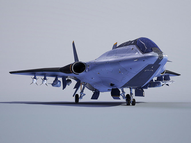 Sci-fi Multi-purpose Spacefighter 3D model | CGTrader