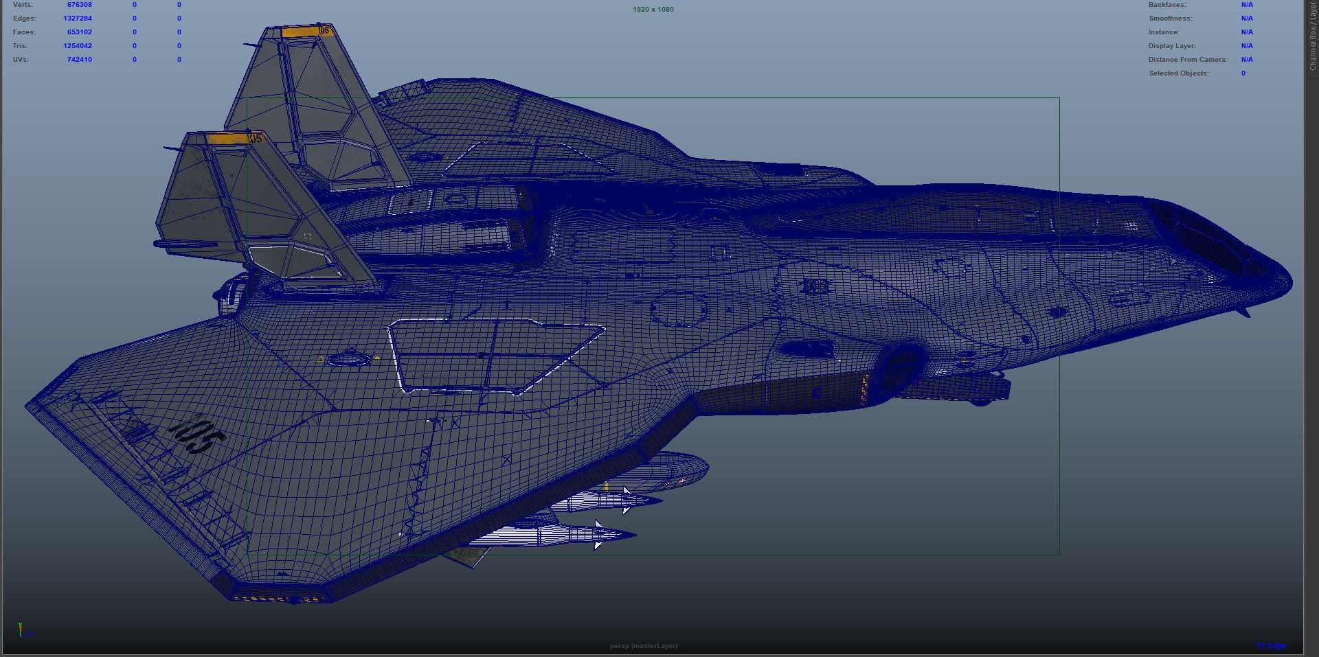 Sci-fi Multi-purpose Spacefighter 3D model | CGTrader