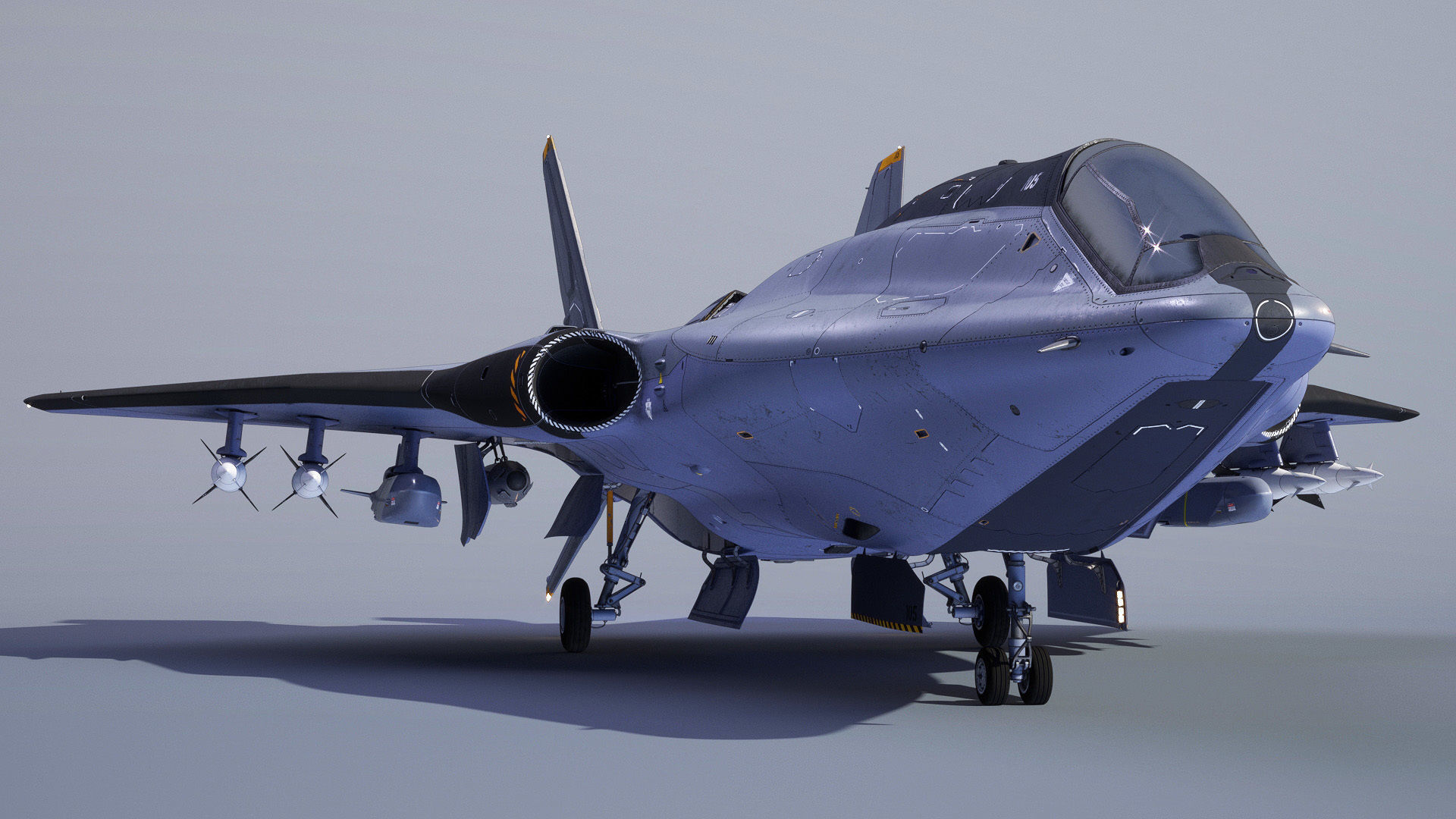 Sci-fi Multi-purpose Spacefighter 3D model | CGTrader