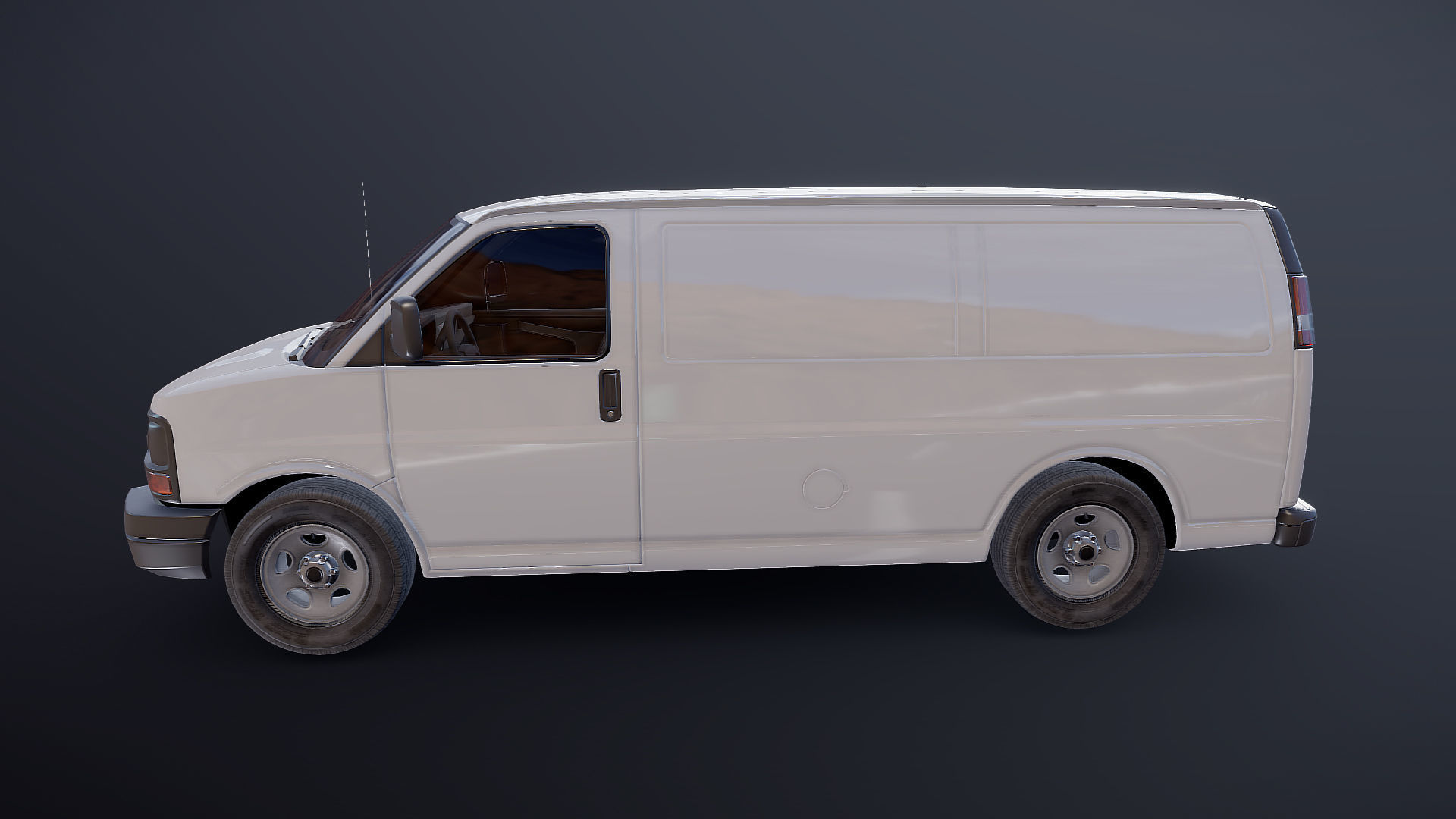 3D model Generic industrial van VR / AR / low-poly | CGTrader