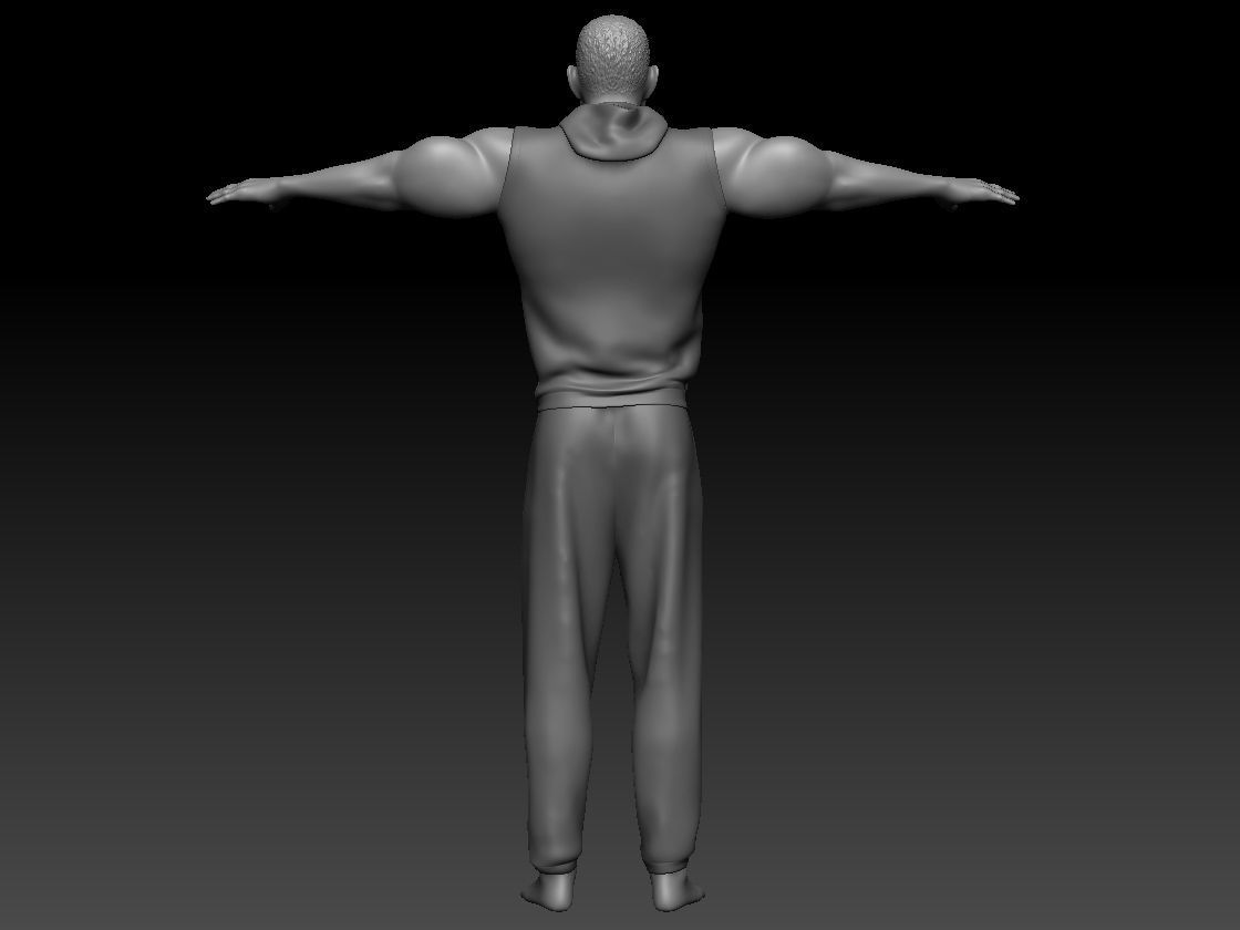 3D model Muscular Gangster Rigged Character VR / AR / low-poly | CGTrader