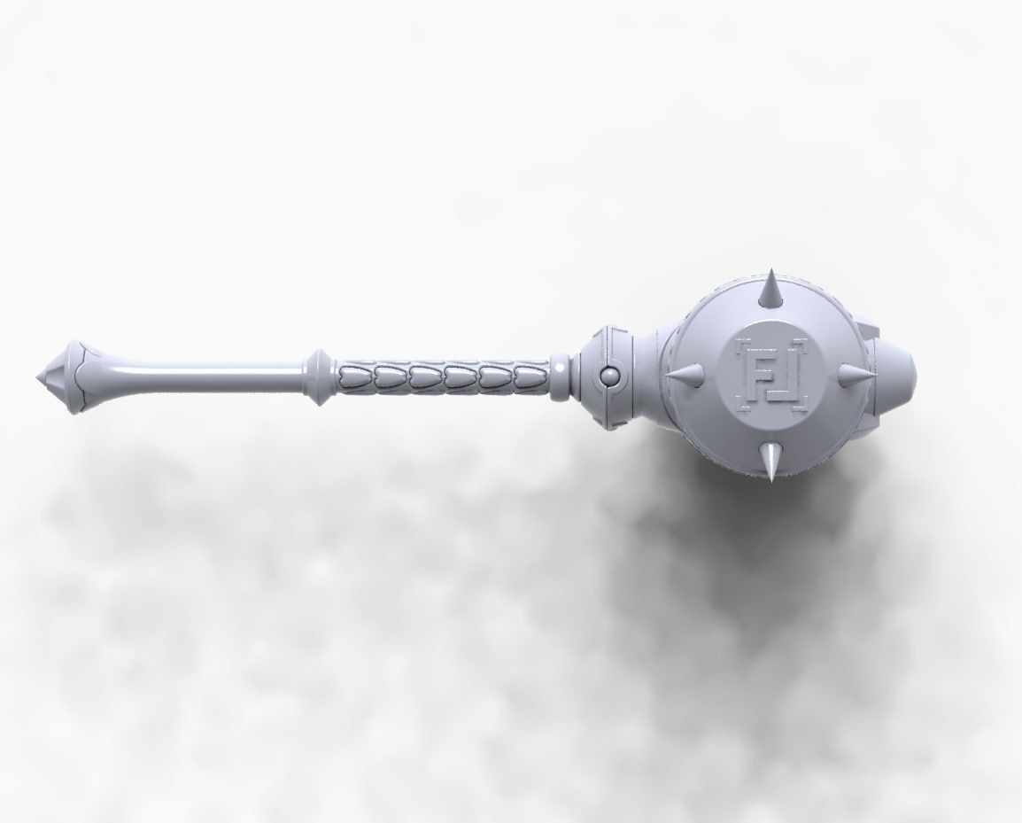 3D model Basalt Battlehammer from Lineage2 Game 3D print model 3D model ...