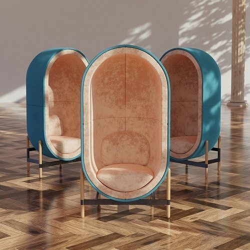 Capsule Chair free 3D model | CGTrader