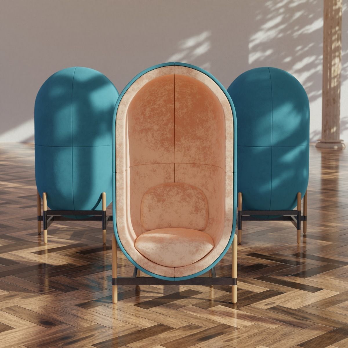 Capsule Chair free 3D model | CGTrader