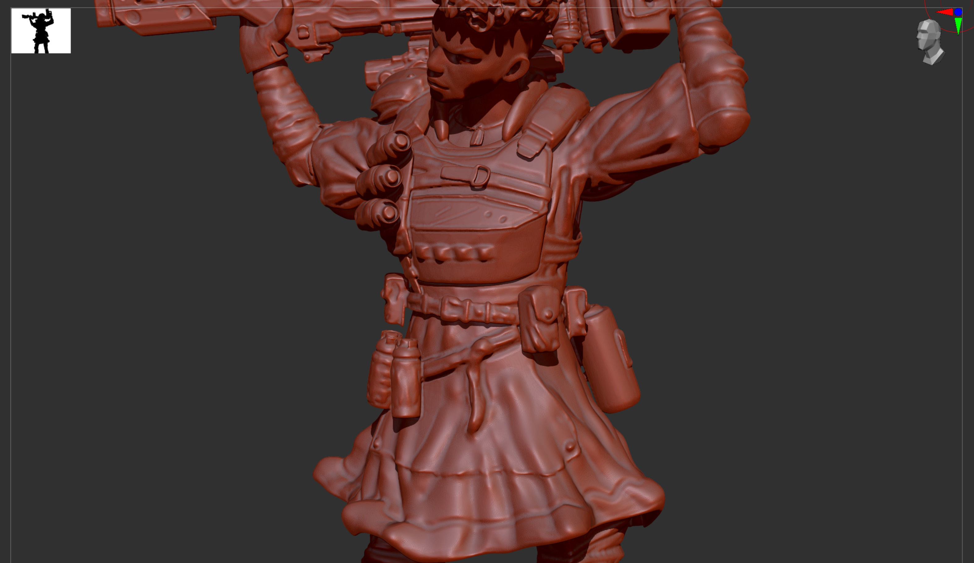 Apex Legends Bangalore 3D print OBJ STL 3D model 3D printable | CGTrader