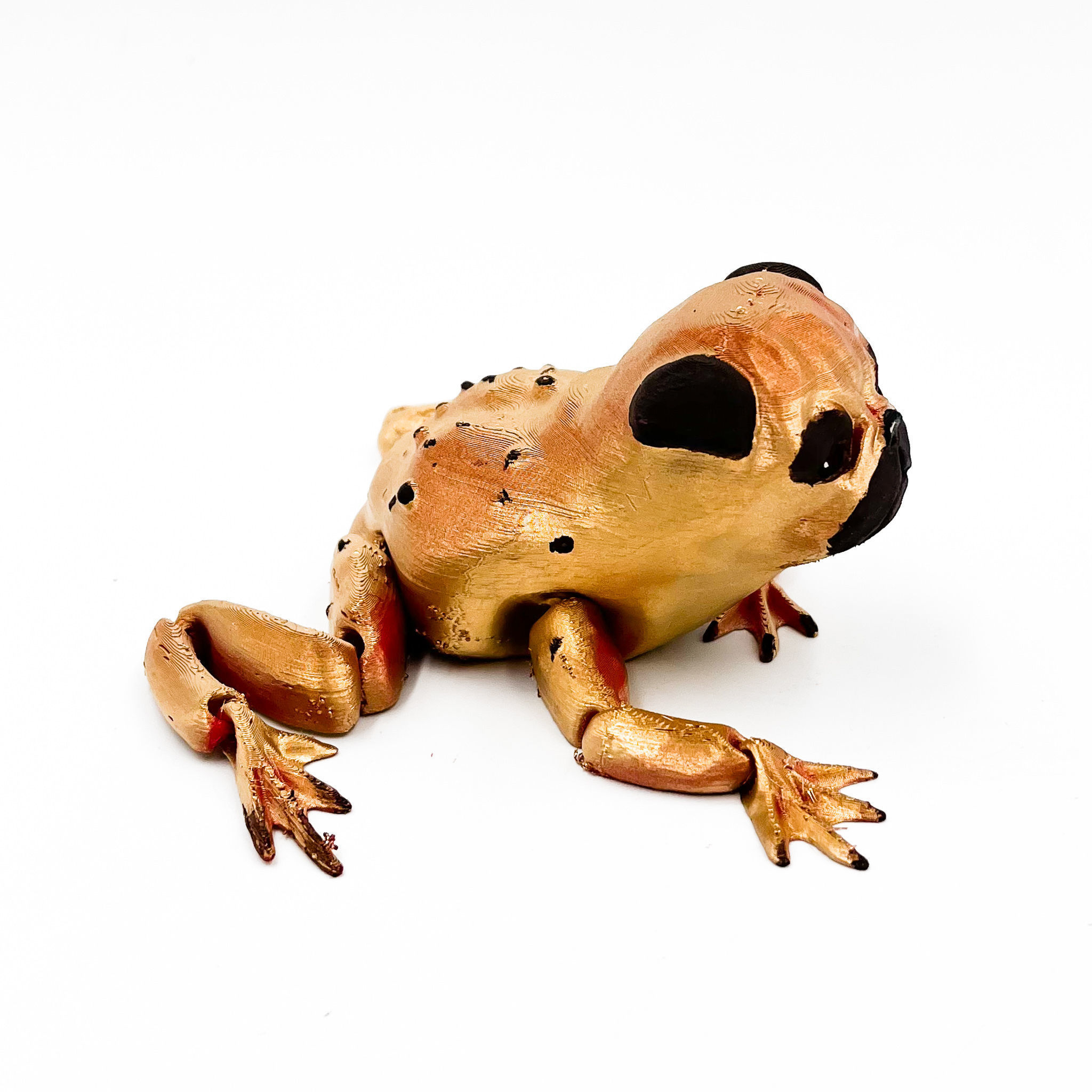 Pug Flexi Toad Frog articulated print-in-place no supports dog 3D model ...